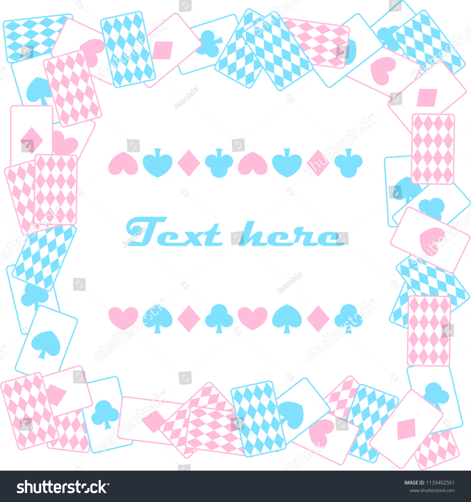 Pastel Cards Border Vector: เวกเตอร์สต็อก (ปลอดค่าลิขสิทธิ์) 1133402561 ...