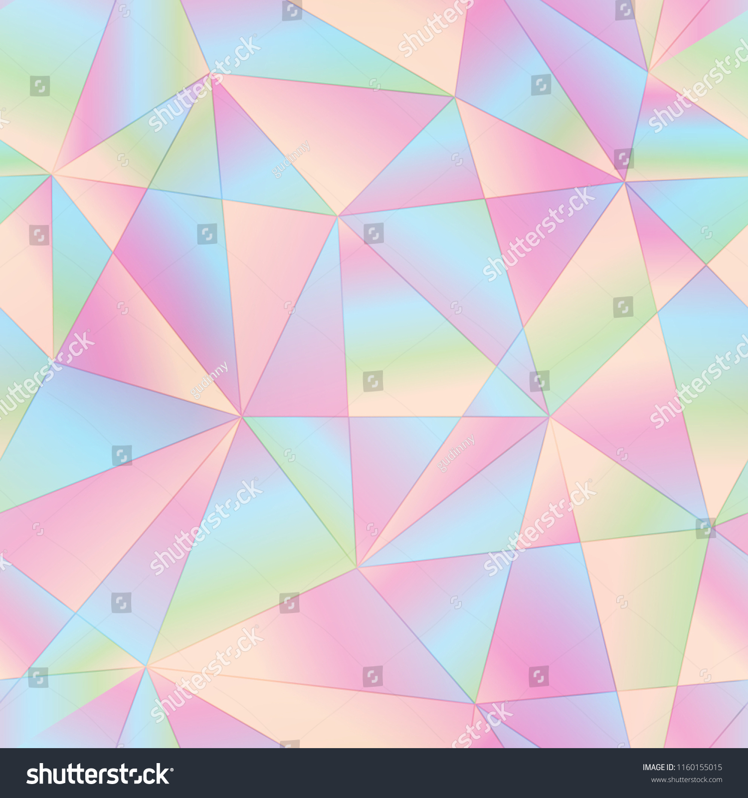 Pastel Color Triangle Pattern Eps 10 Stock Vector (Royalty Free ...