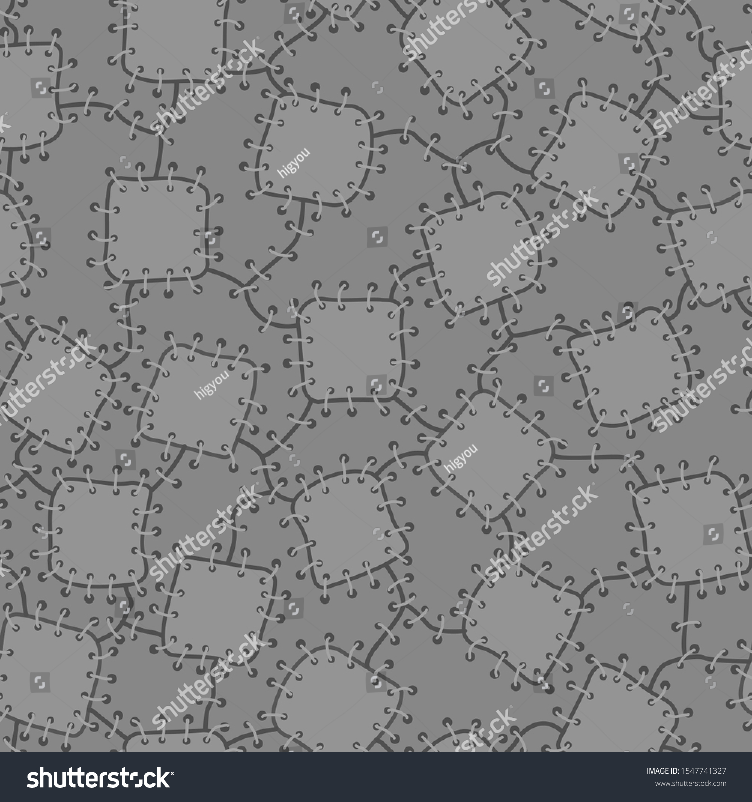 Patches Stitched Surface Seamless Repeating Texture Stock Vector ...