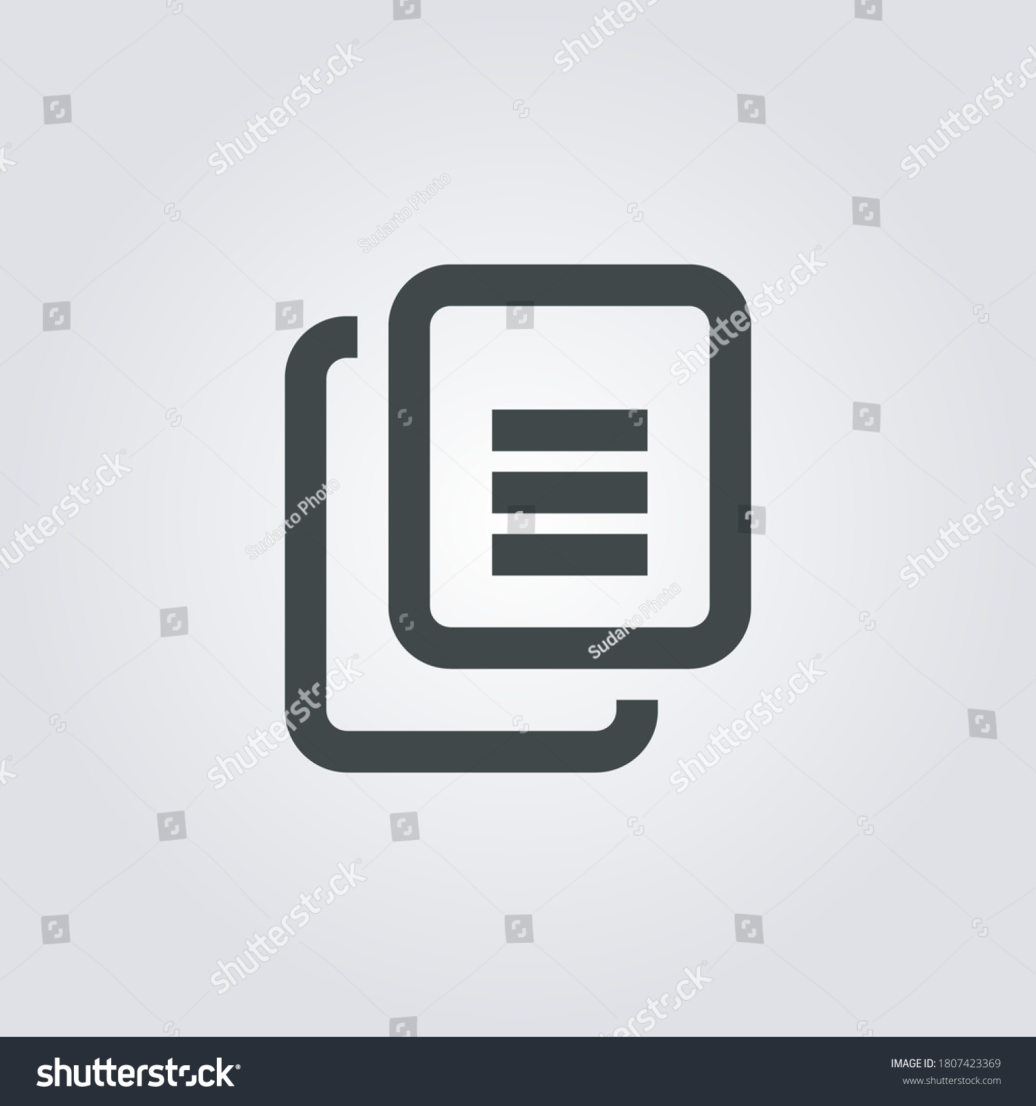 Pate Icon Paste Symbol Isolated On Stock Vector (Royalty Free) 1807423369