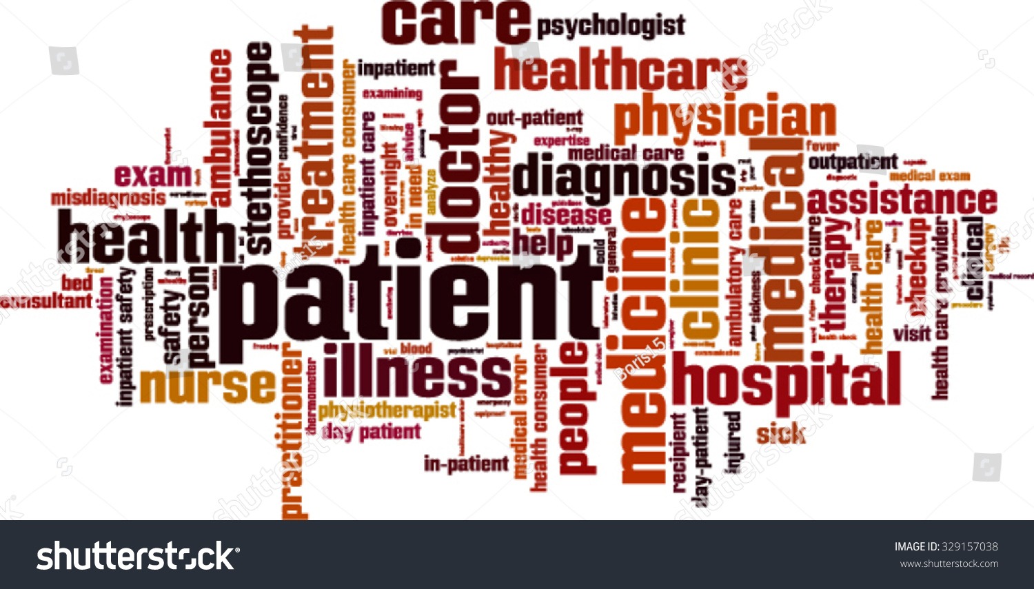 Patient Word Cloud Concept Vector Illustration Stock Vector 329157038 ...