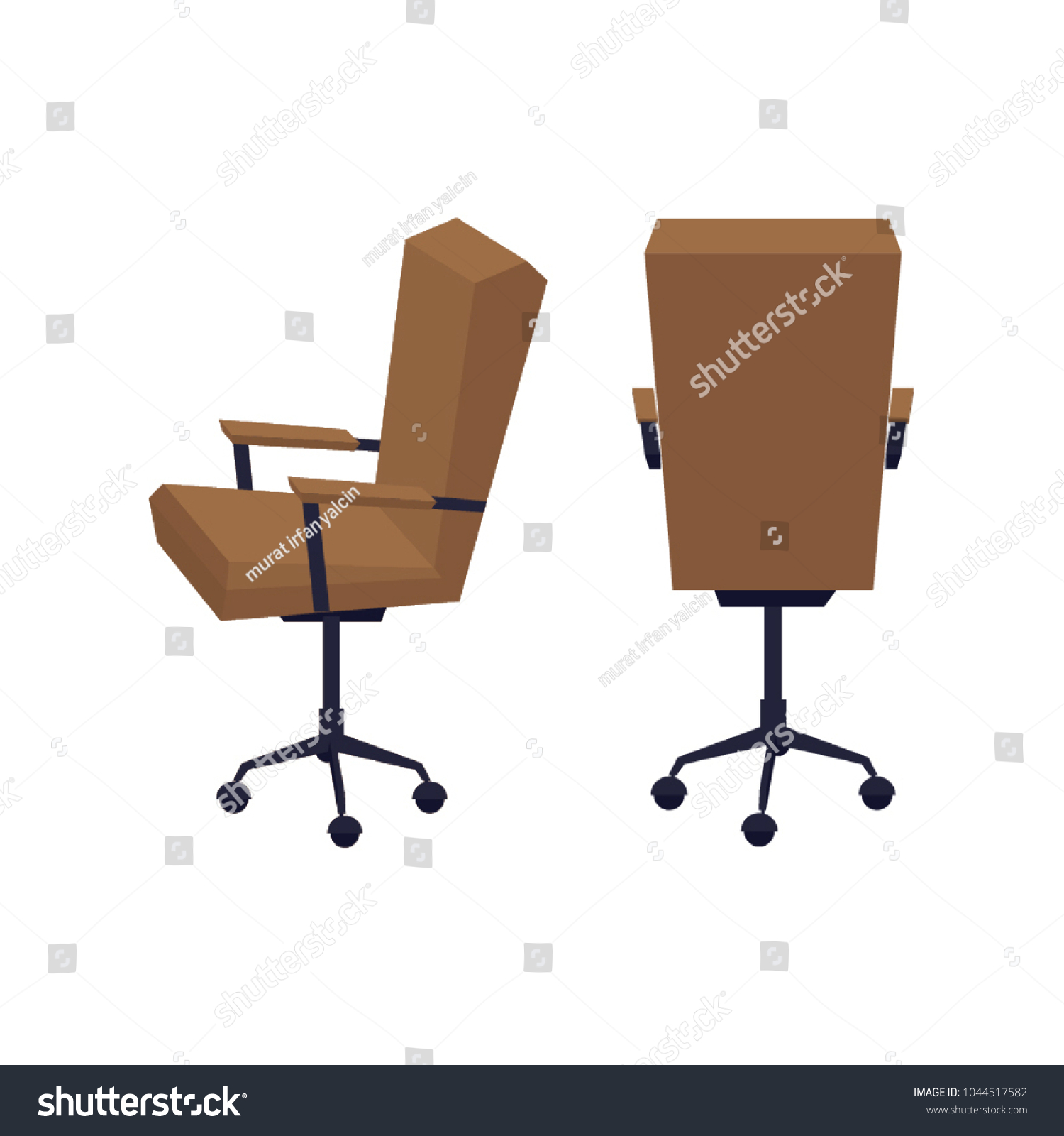 Patron Seat Vector Drawing Stock Vector (Royalty Free) 1044517582