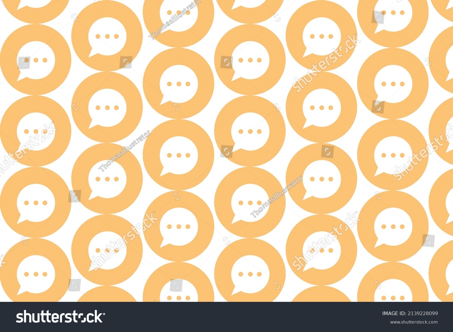 Pattern Messaging App Icons White Background Stock Vector (Royalty Free ...