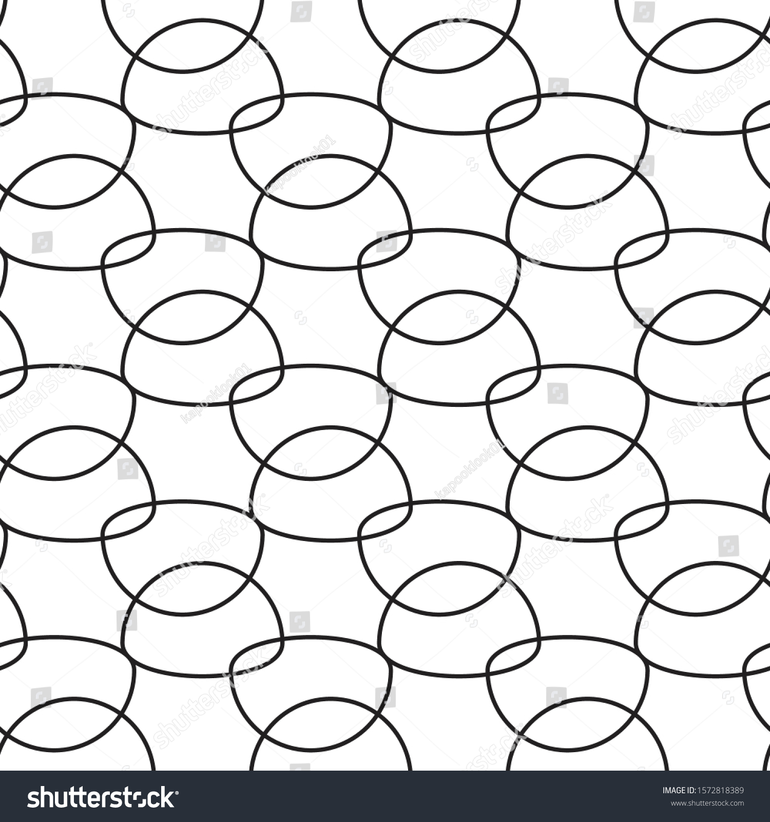 Pattern Curve Background Pattern On Swatch Stock Vector (Royalty Free ...