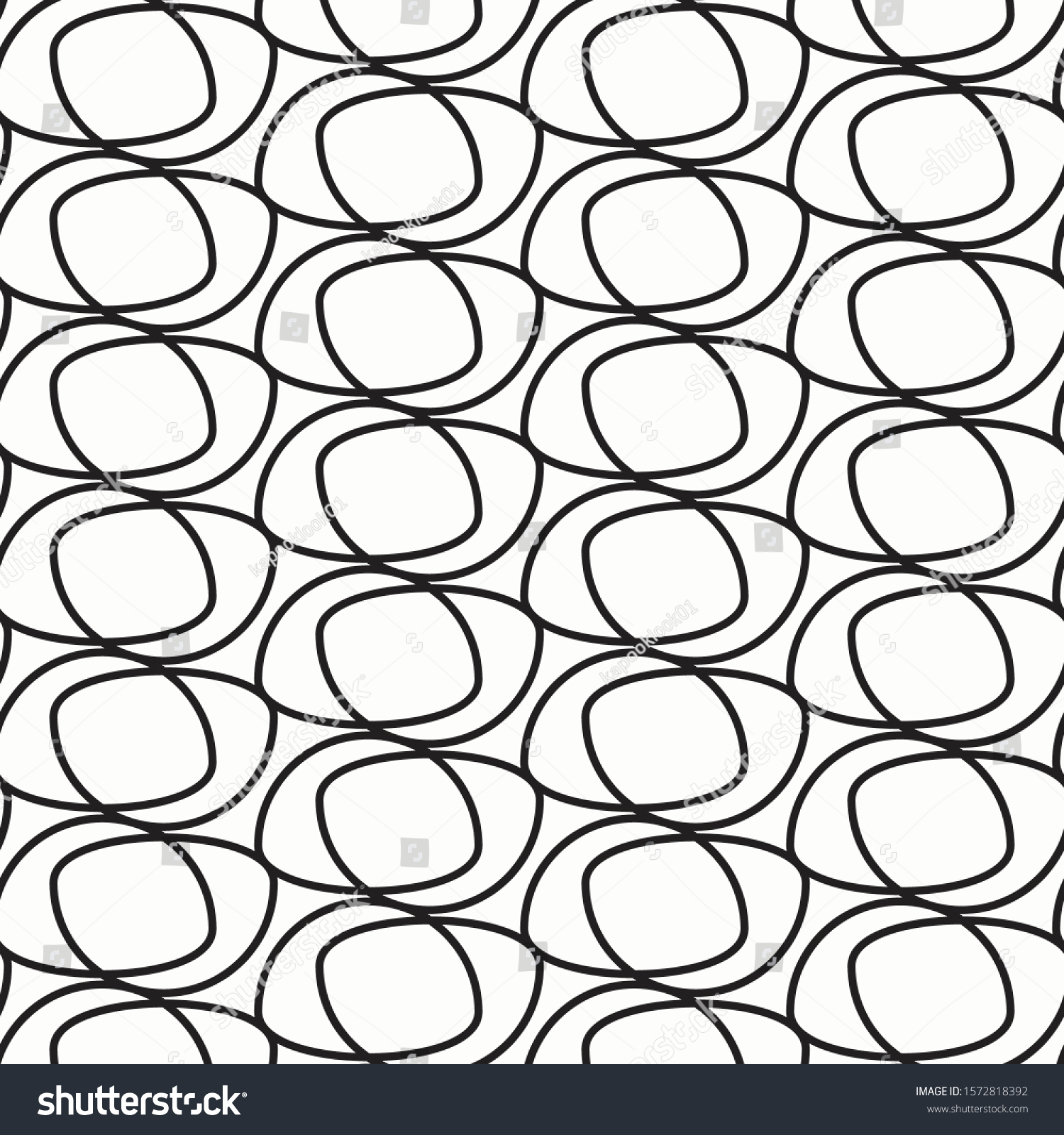 Pattern Curve Background Pattern On Swatch: vector de stock (libre de ...