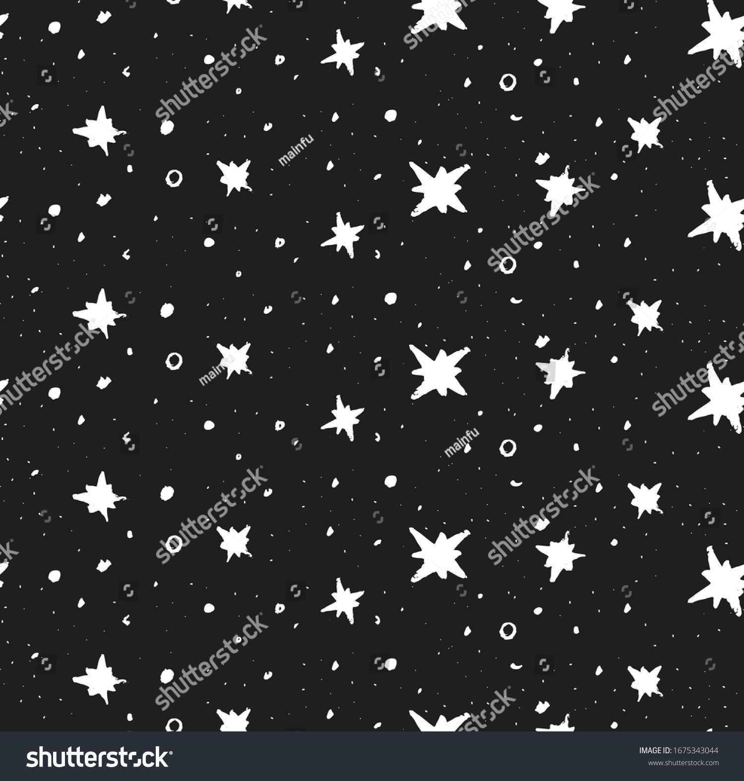 Pattern Star Doodle Vector Illustration Set Stock Vector (Royalty Free ...