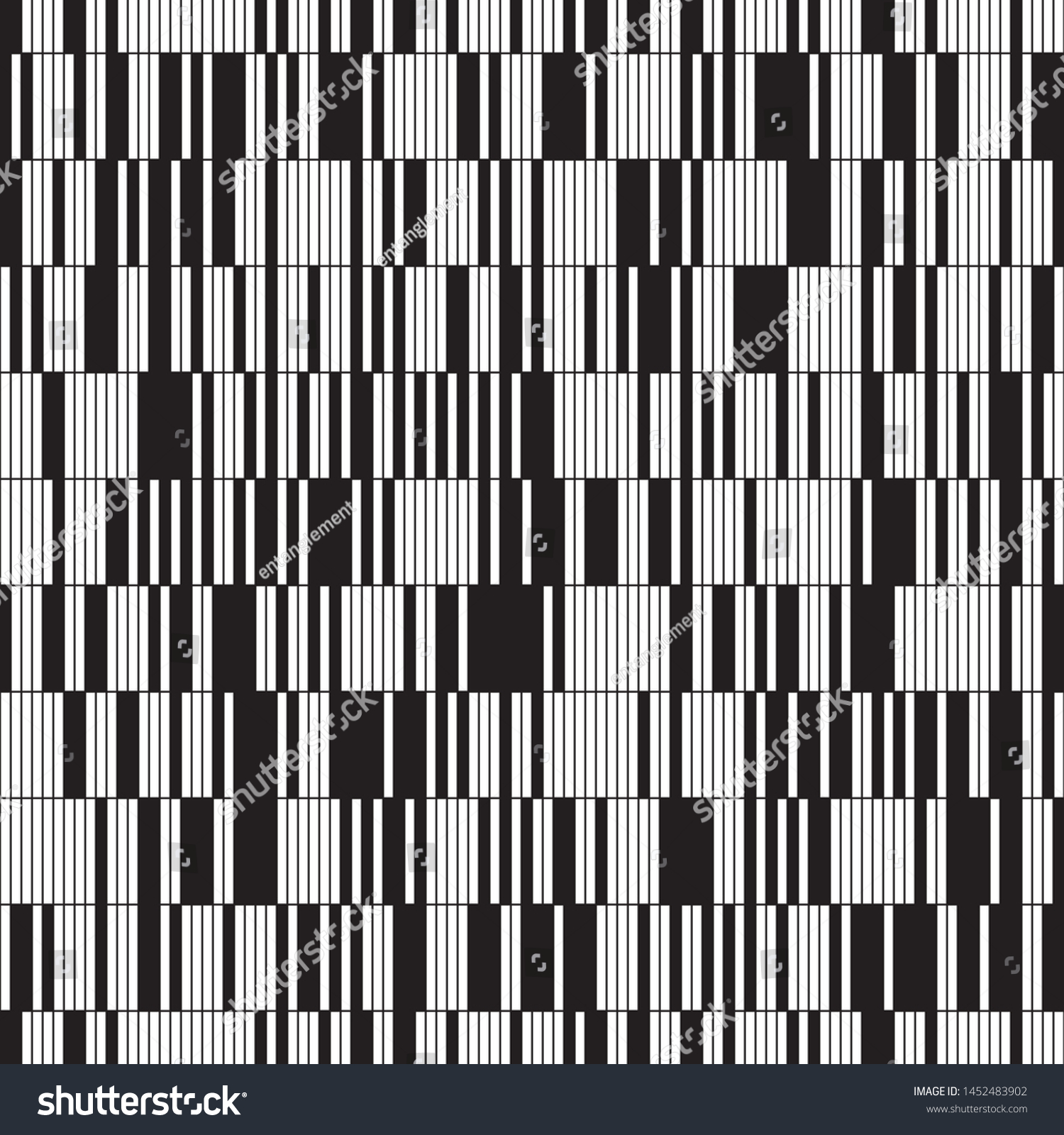 Pattern Black White Vertical Lines Vector: vector de stock (libre de ...