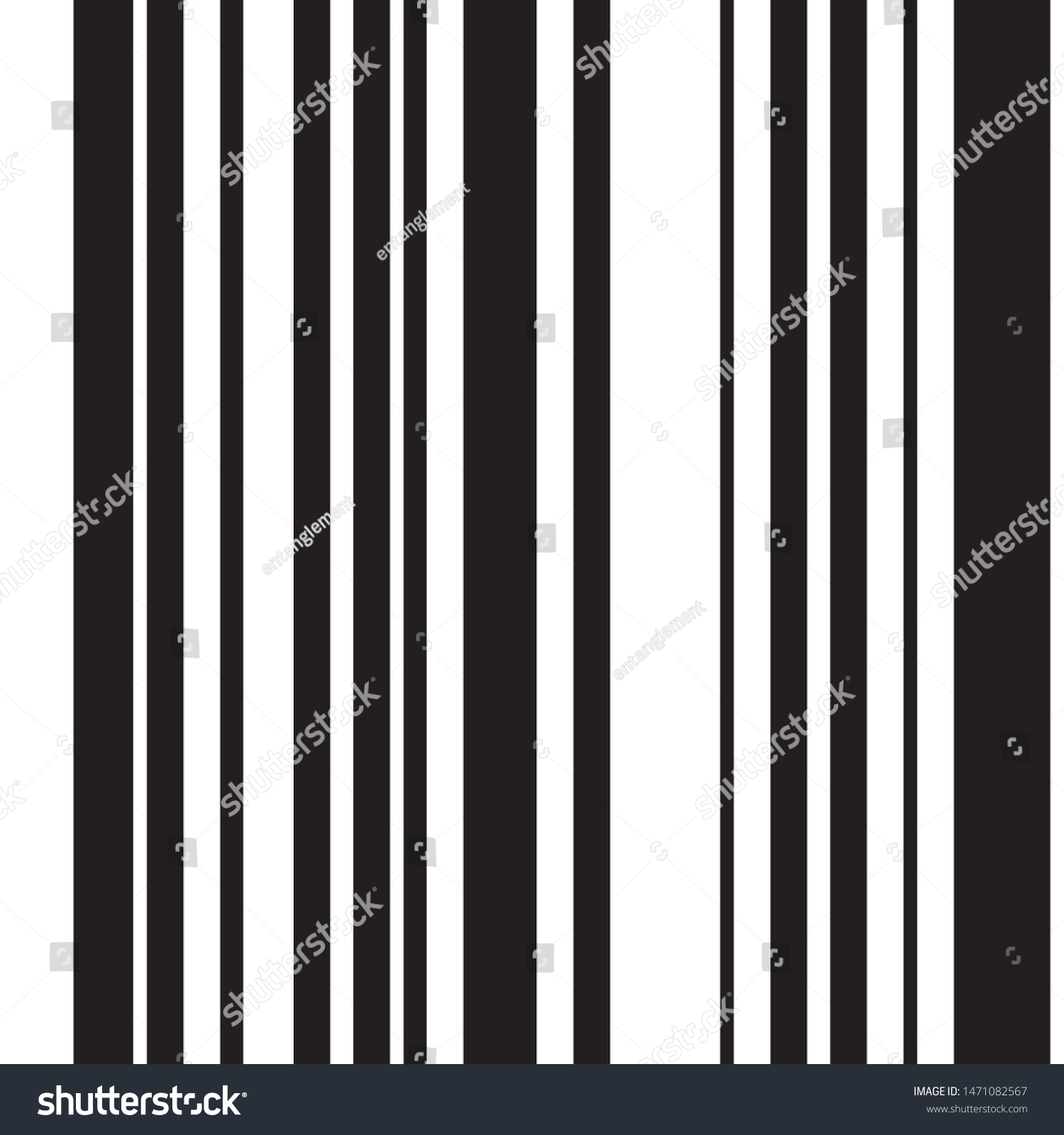 Pattern Black White Vertical Lines Vector Stock Vector (Royalty Free ...