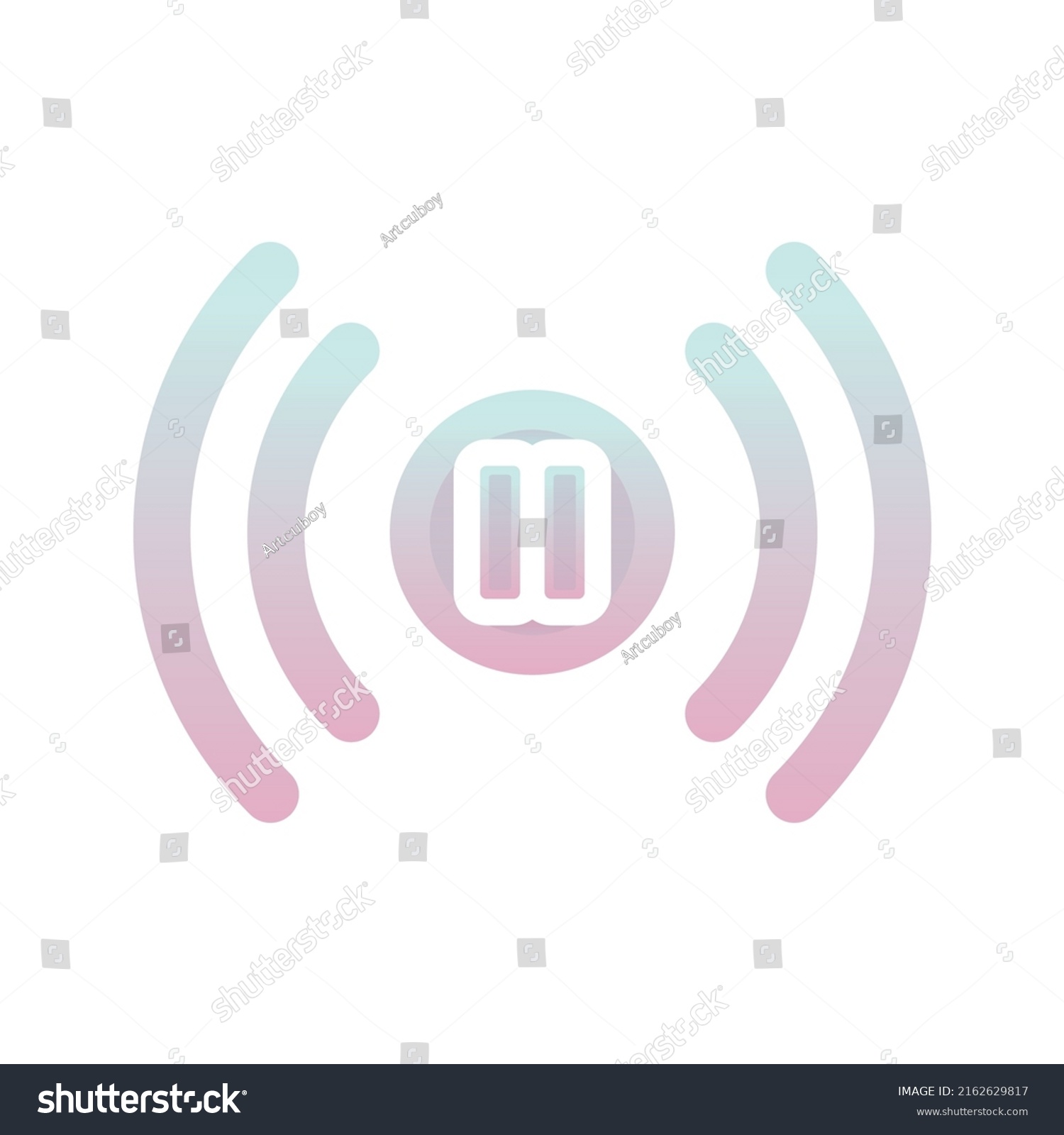 Pause Live Logo Gradient Design Template Stock Vector (Royalty Free ...