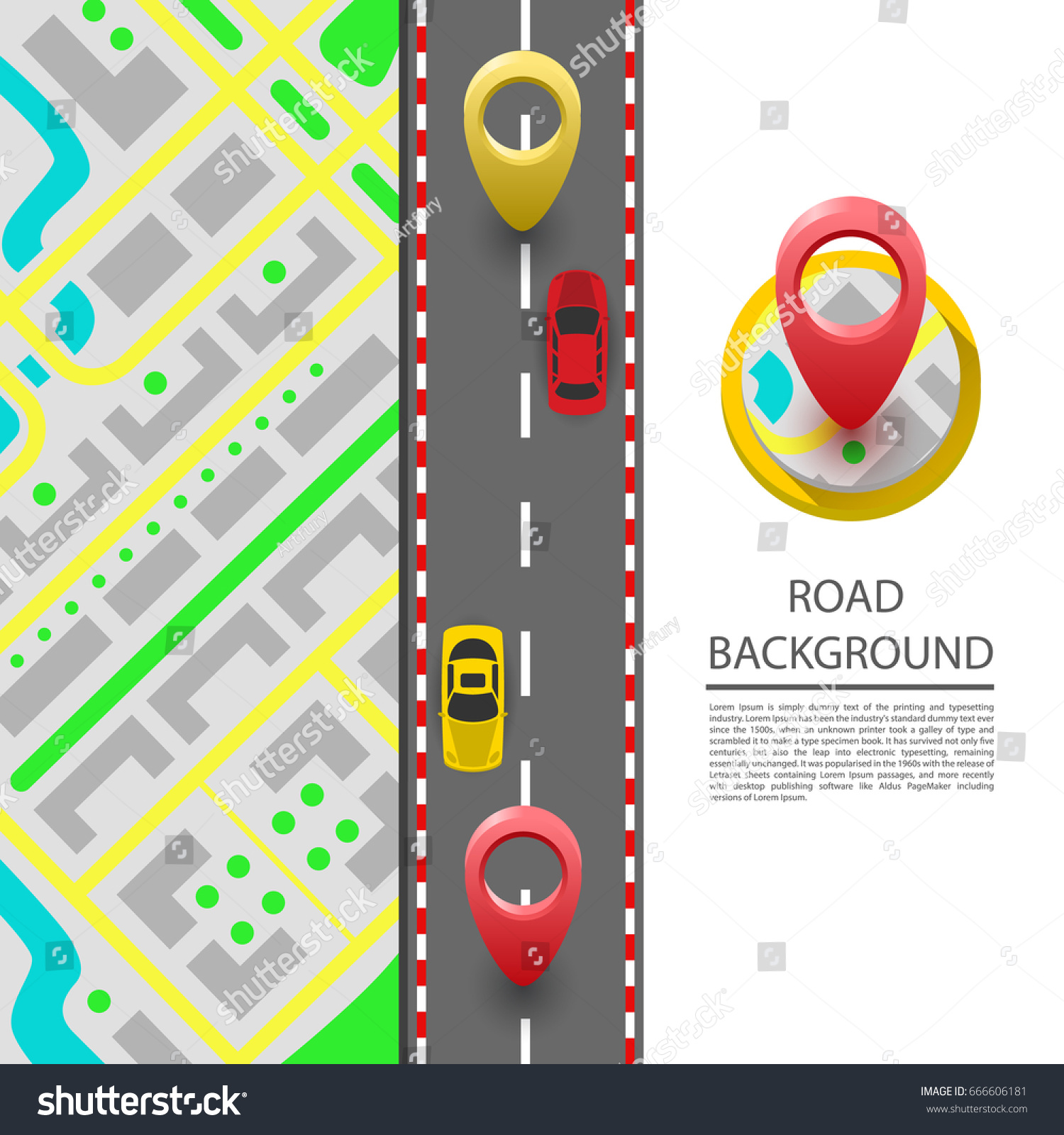 Paved Path On Road Straight Road: เวกเตอร์สต็อก (ปลอดค่าลิขสิทธิ์ ...