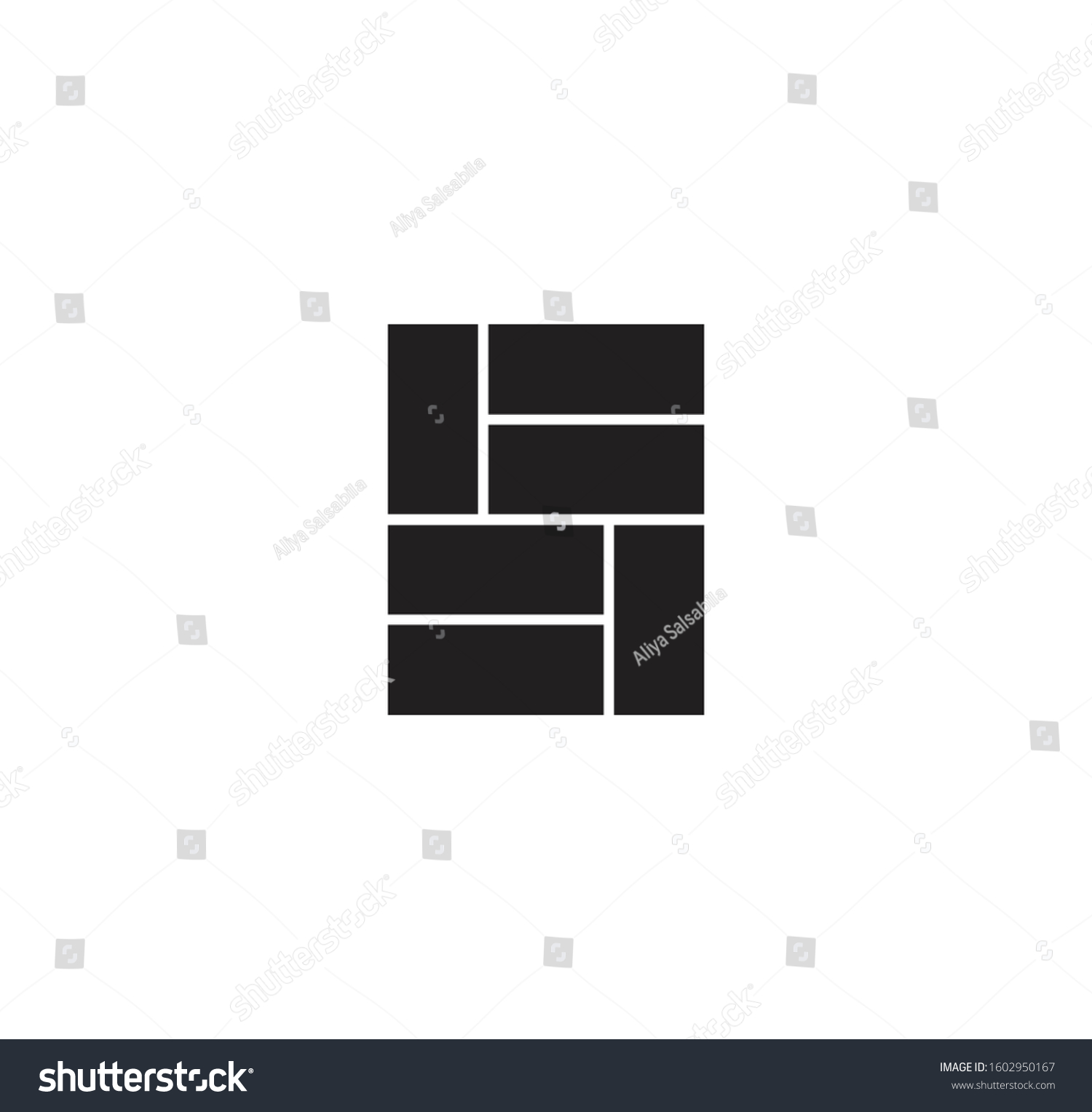Paving Icon Vector Illustration Flat Style Stock Vector (Royalty Free ...