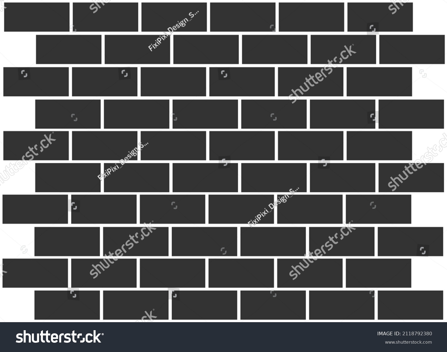Paving Slab Vector Icon On White Stock Vector (Royalty Free) 2118792380 ...
