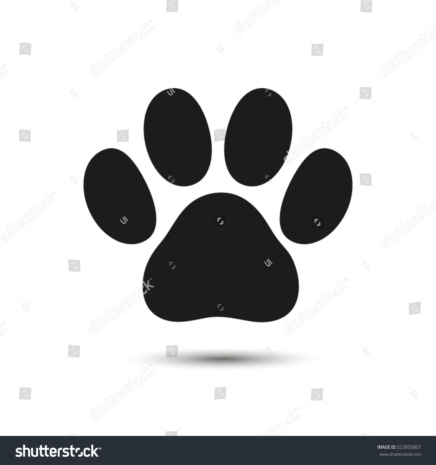 Vektor Stok ikon vektor cakar (Tanpa Royalti) 523855807 | Shutterstock