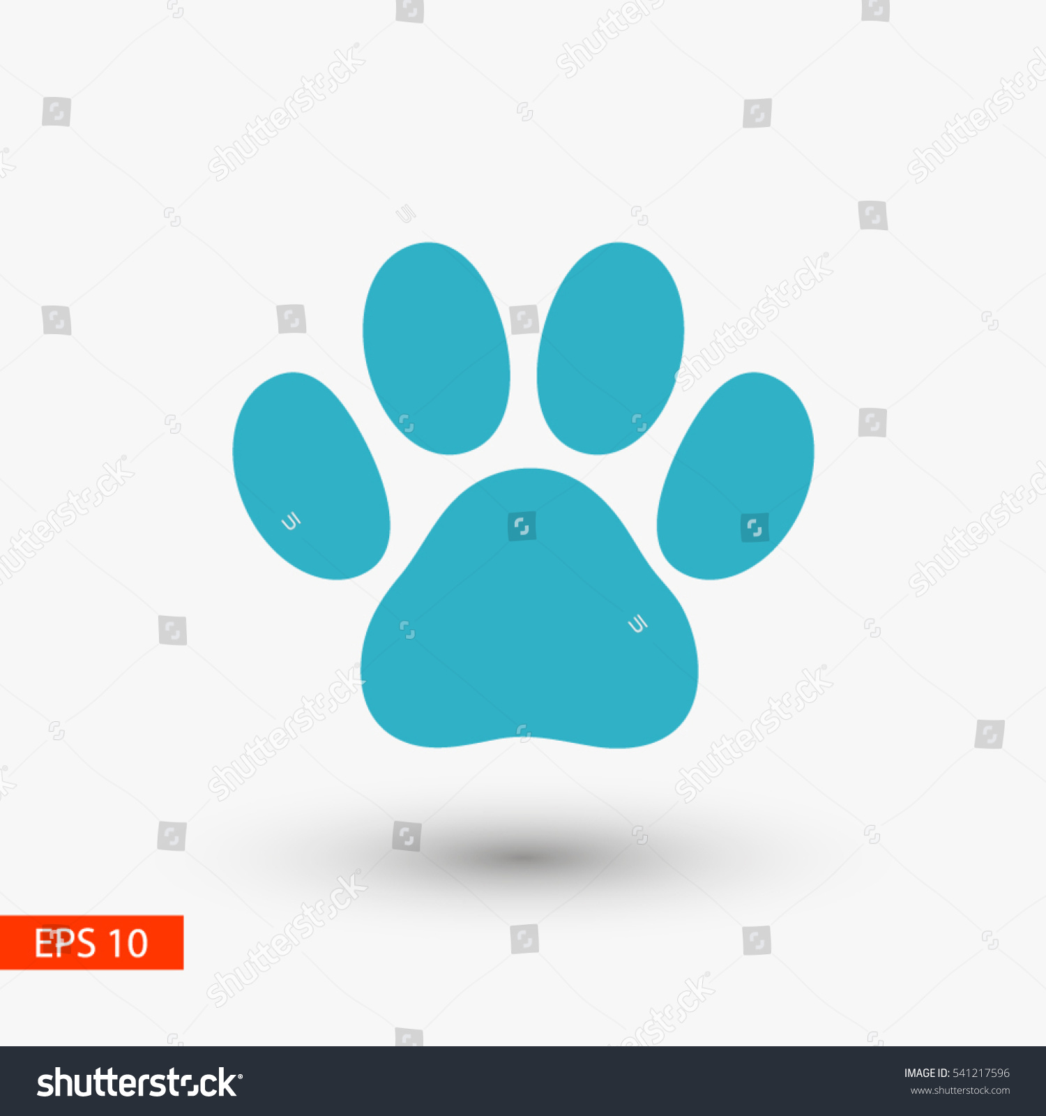 Paw Vector Icons: เวกเตอร์สต็อก (ปลอดค่าลิขสิทธิ์) 541217596 | Shutterstock