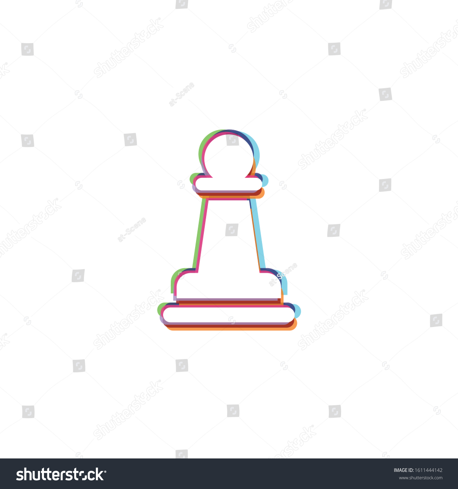 Pawn Vector App Icon Stock Vector (Royalty Free) 1611444142 | Shutterstock