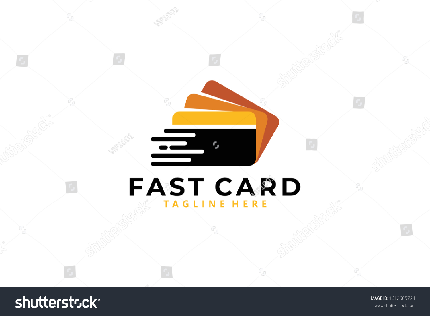 Pay Card Logo Icon Vector Isolated Stock Vector (Royalty Free) 1612665724