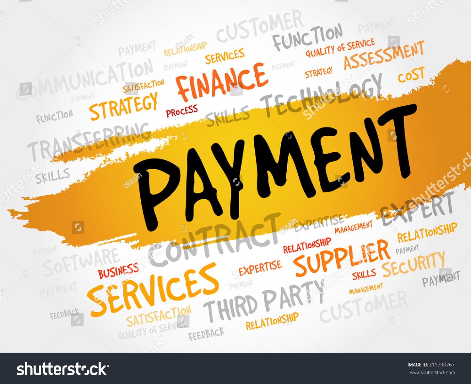 Payment Word Cloud Business Concept Stock Vector (Royalty Free ...