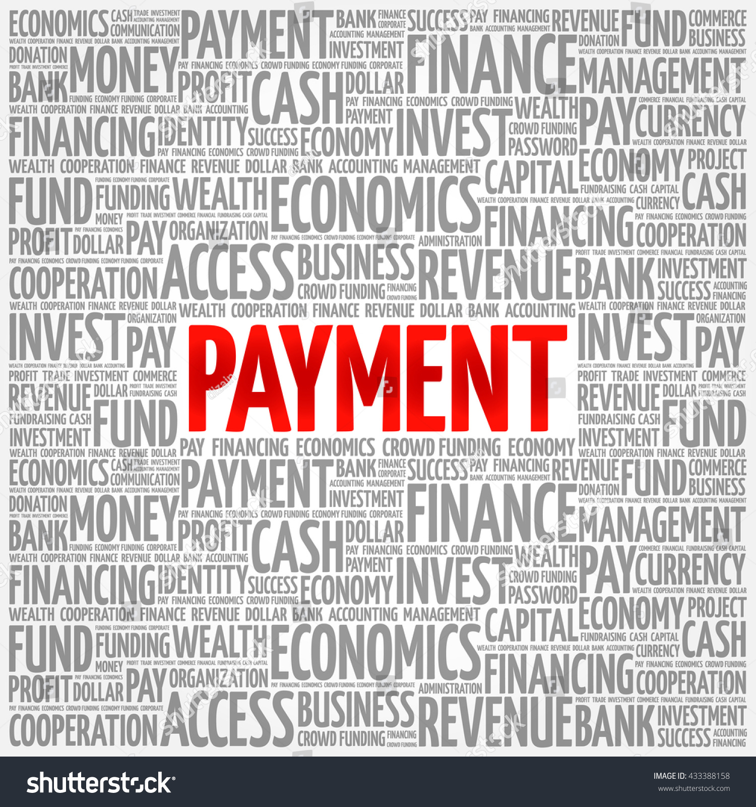 Payment Word Cloud Business Concept Stock Vector (Royalty Free ...