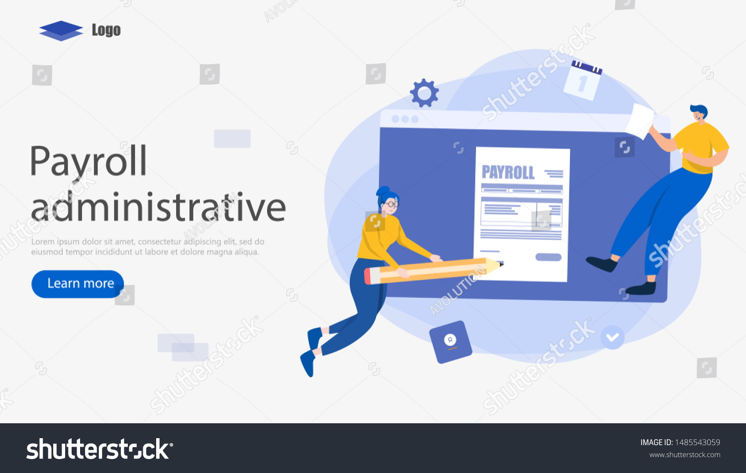 Payroll Vector Illustration Concept Suitable Web Stock Vector (Royalty ... Payroll Vector Illustration Concept Suitable Web Stock Vector (Royalty ...