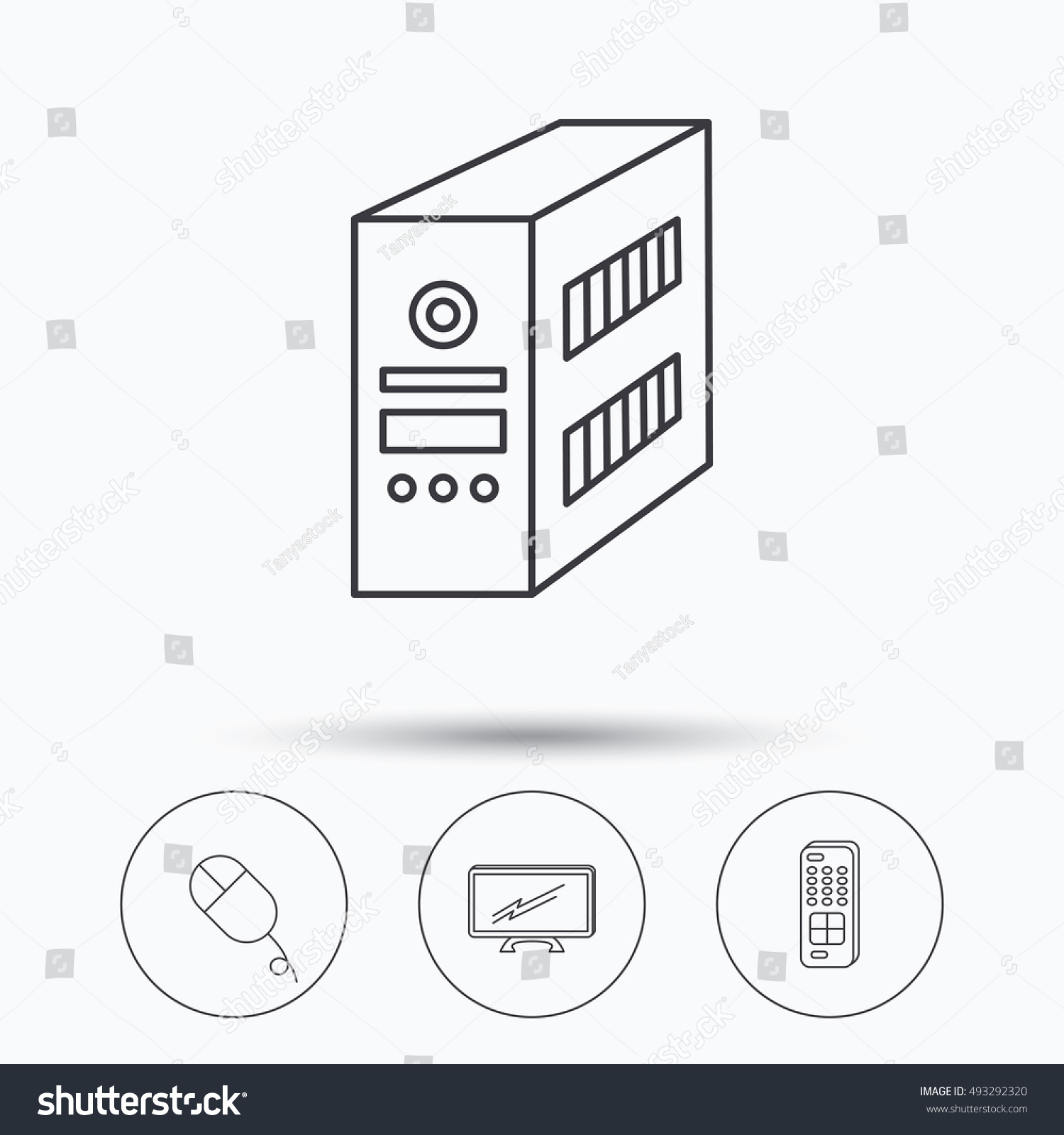 Pc Mouse Tv Remote Computer Icons: เวกเตอร์สต็อก (ปลอดค่าลิขสิทธิ์ ...