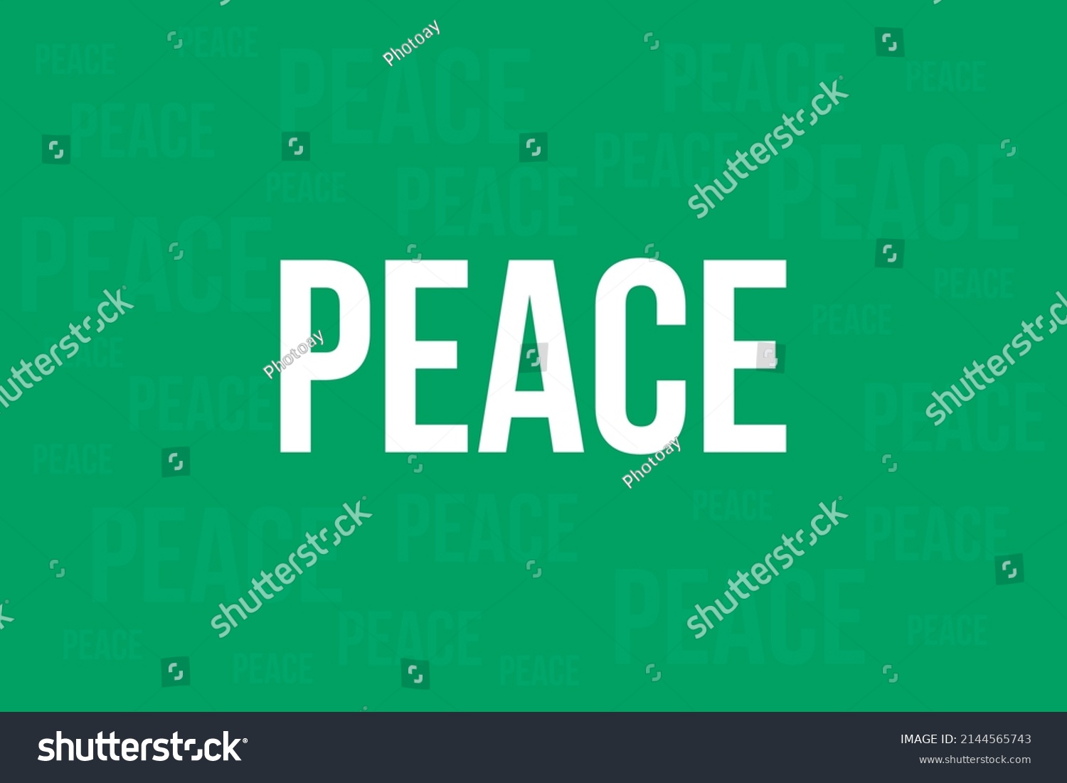 Peace Typography Text Vector Design On Stock Vector (Royalty Free ...