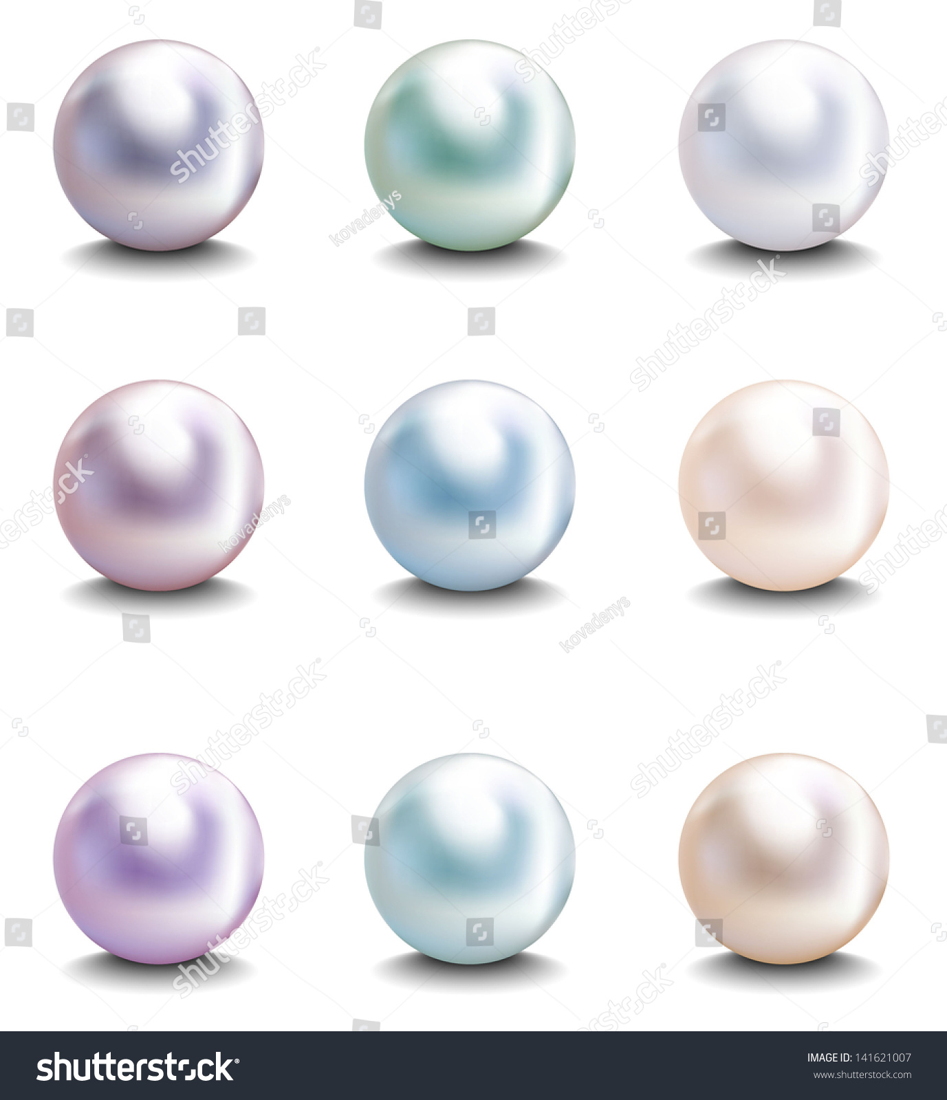 Pearl Stock Vector (Royalty Free) 141621007 | Shutterstock