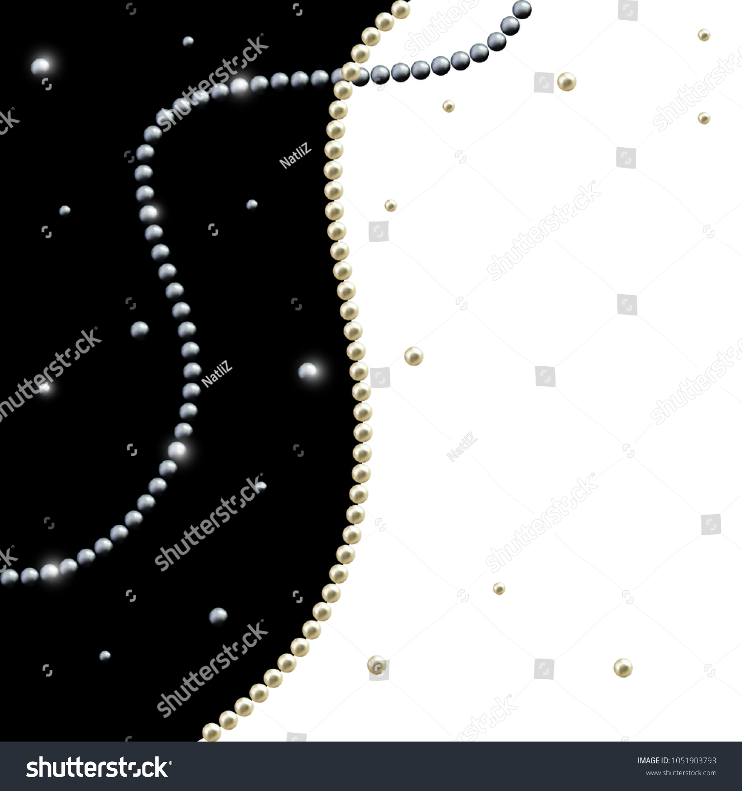 Pearl Abstract Background Stock Vector (Royalty Free) 1051903793 ...