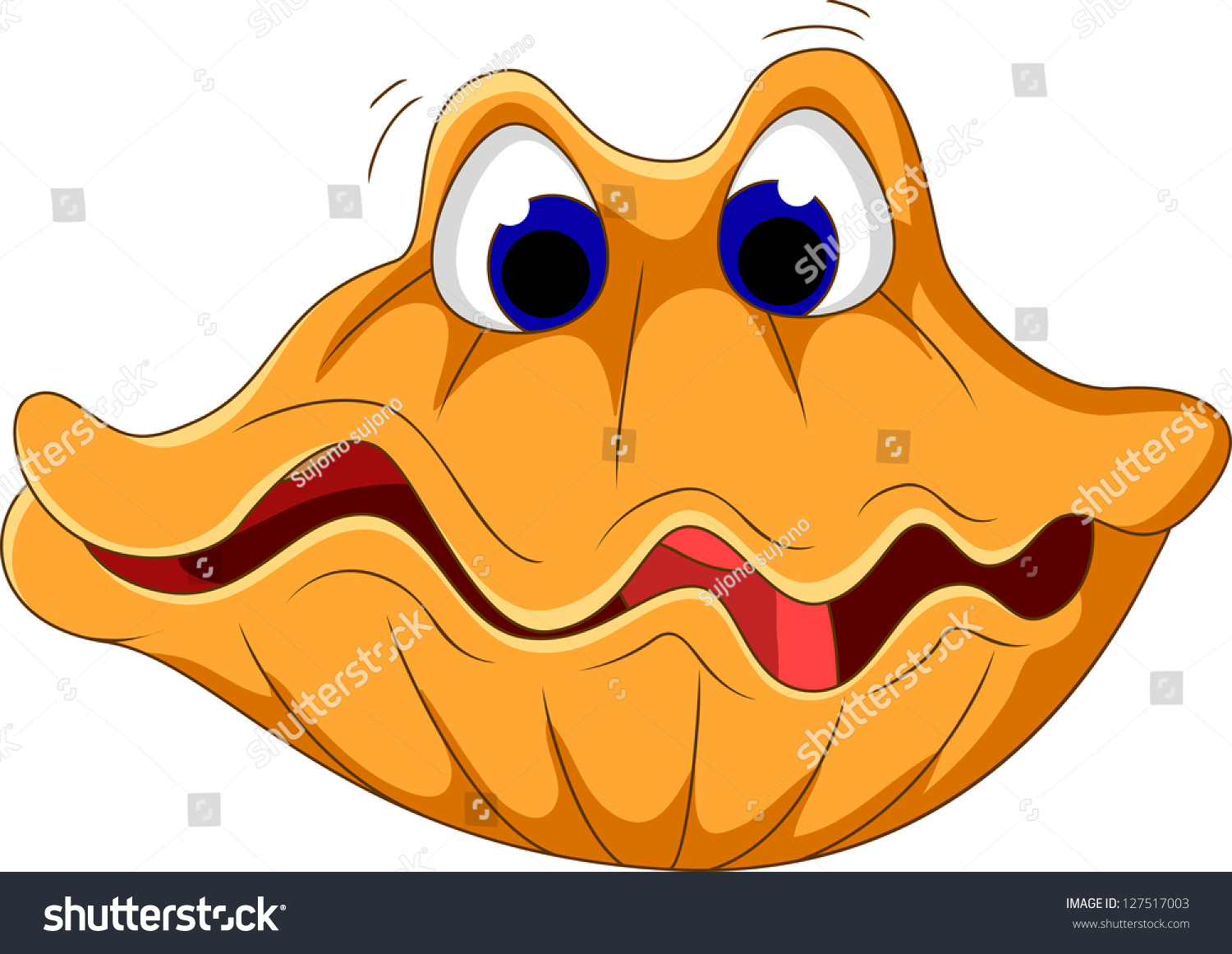Pearl Shell Cartoon Stock Vector (Royalty Free) 127517003 | Shutterstock
