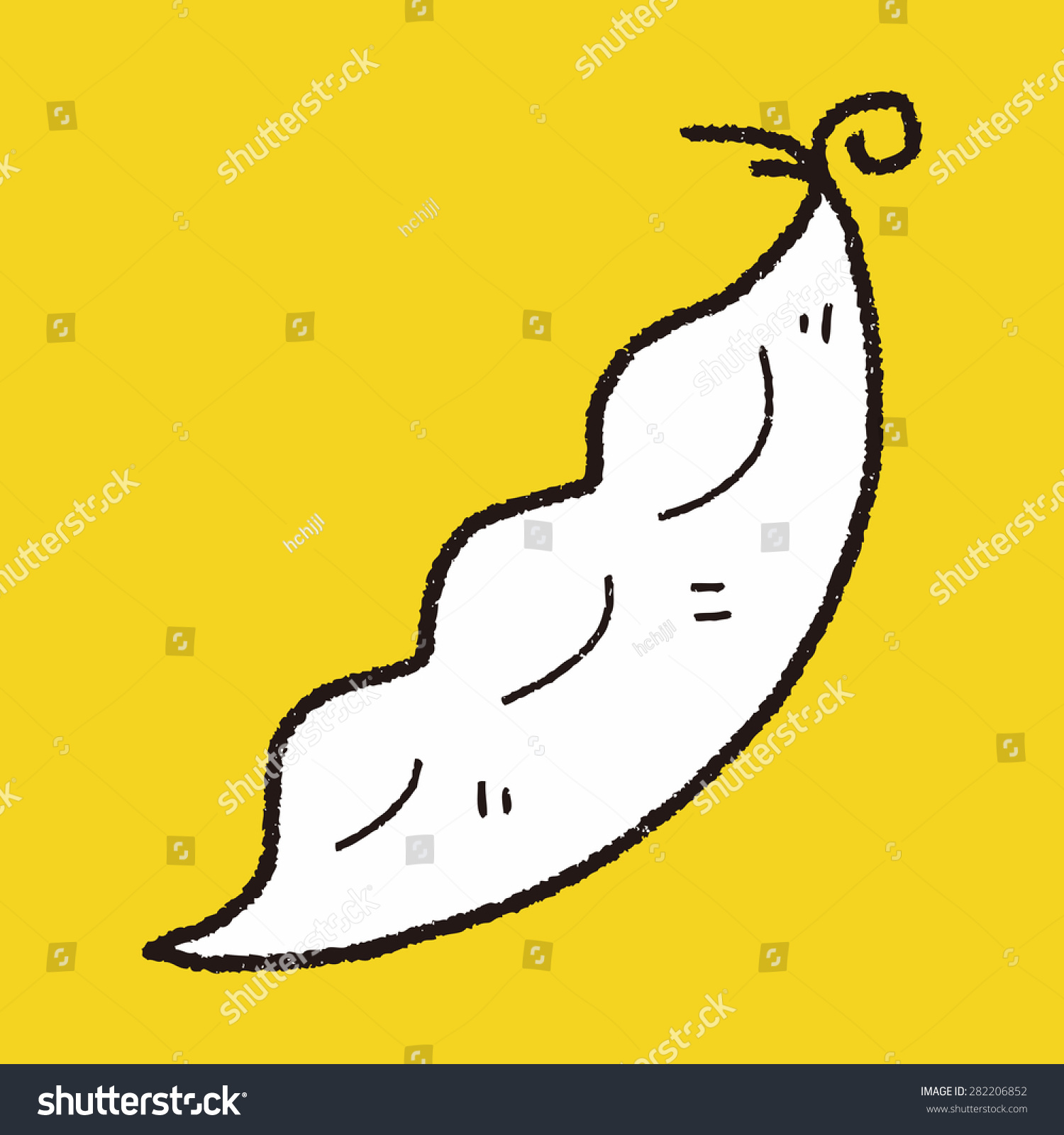 Peas Doodle Stock Vector (Royalty Free) 282206852 | Shutterstock