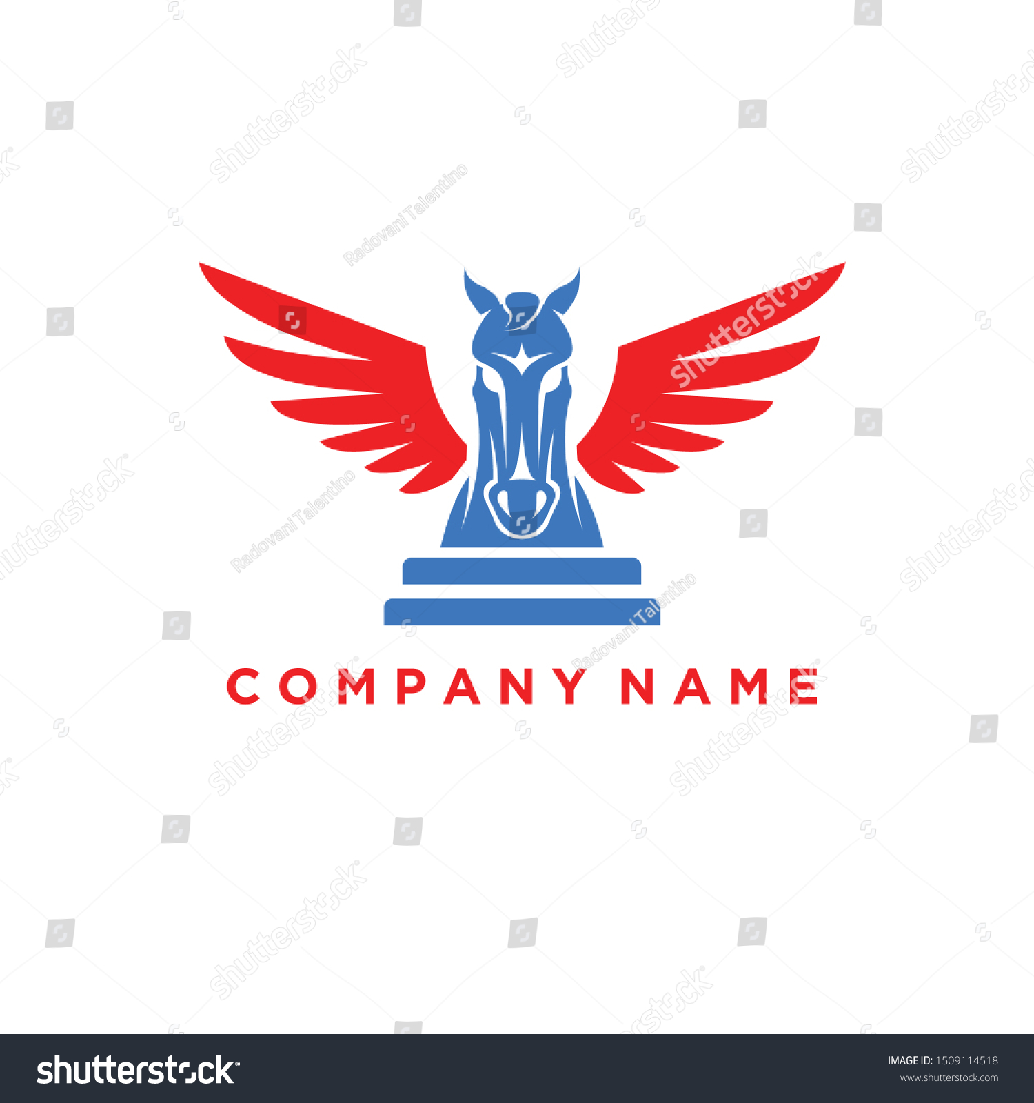 Pegasus Wings Horse Vector Logo: เวกเตอร์สต็อก (ปลอดค่าลิขสิทธิ์ ...