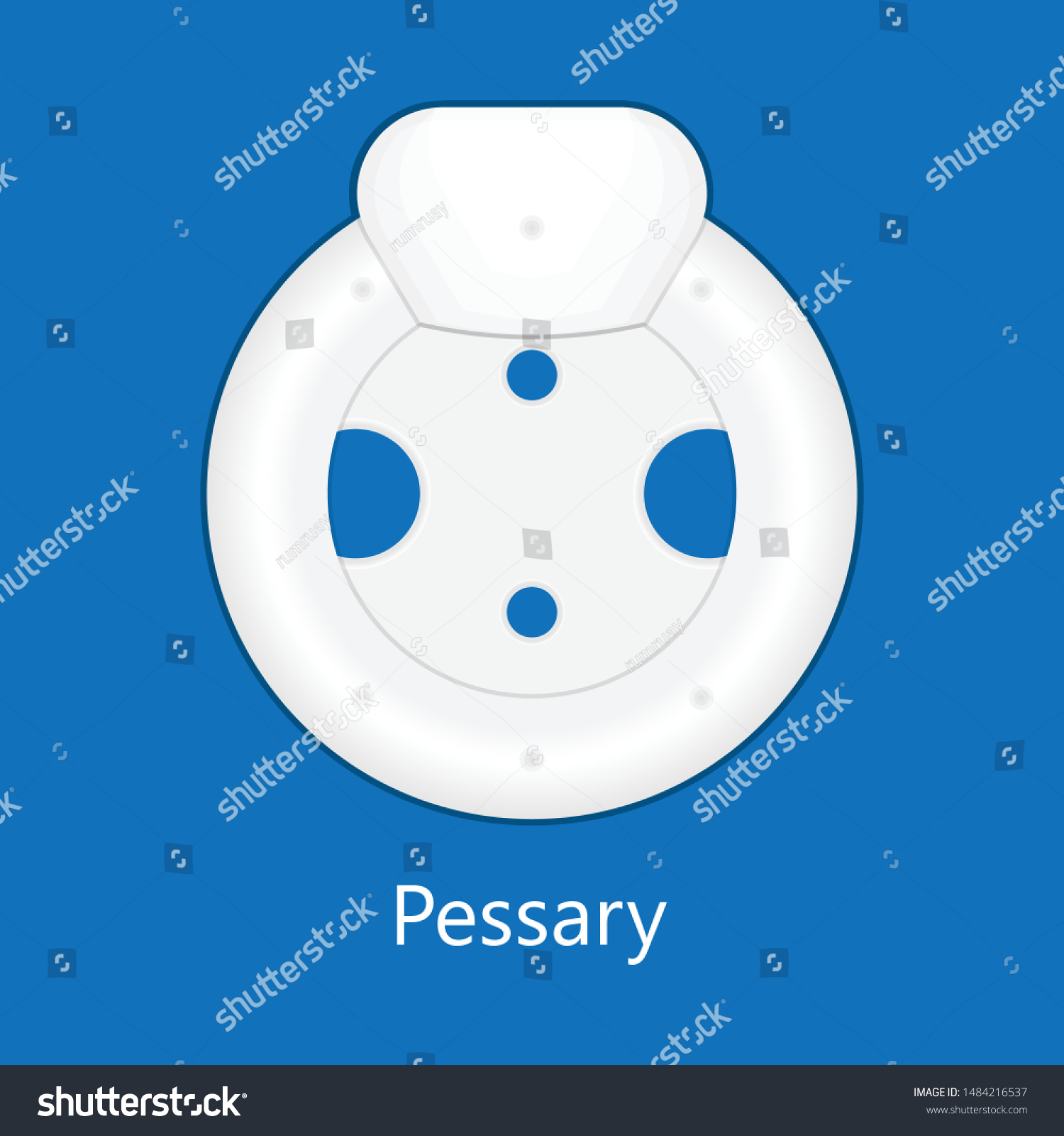 Pelvic Floor Prolapse Type Uterine Uterus Stock Vector Royalty Free