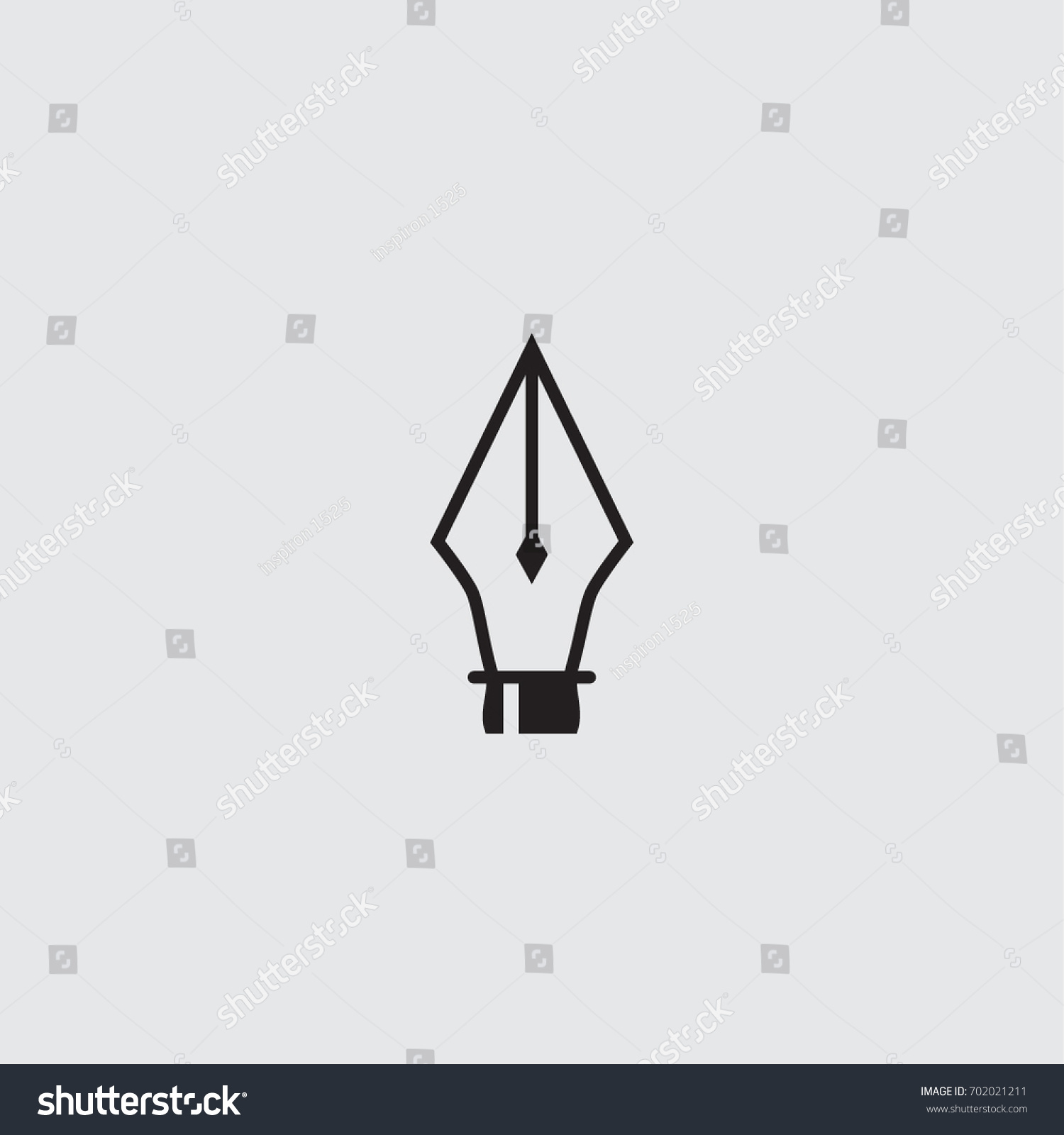 Pen Icon Drawing Vector Illustration Stock Vector (Royalty Free ...
