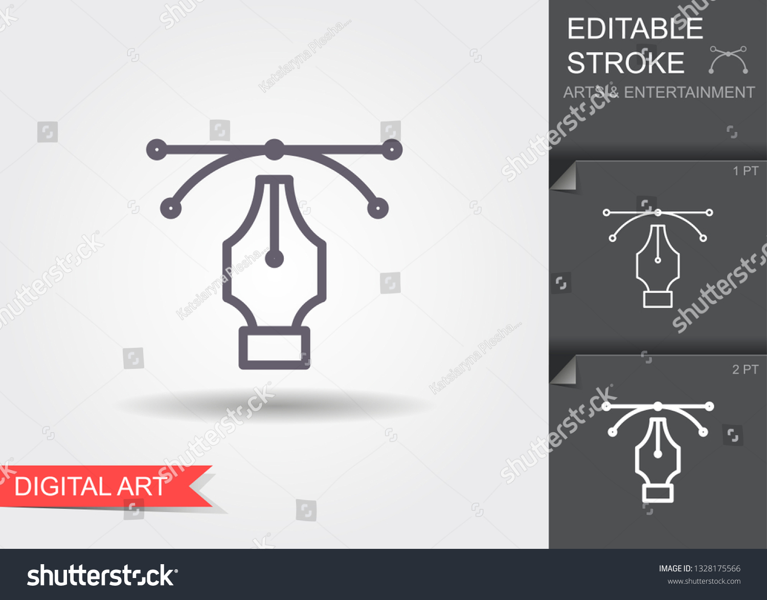 Pen Tool Cursor Vector Computer Graphics Stock Vector (Royalty Free ...