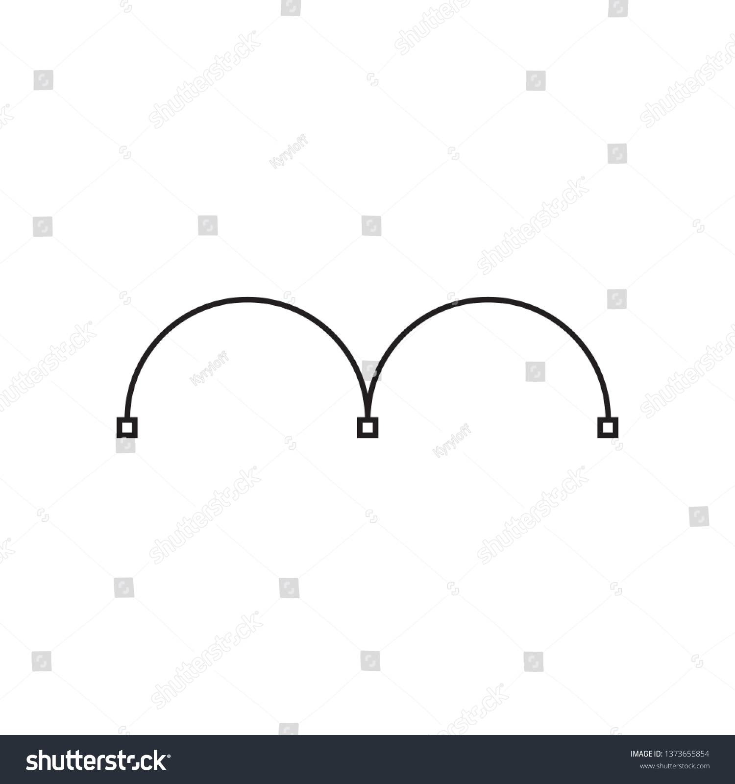 Pen Tool Vector Computer Graphics Curve Stock Vector (Royalty Free ...
