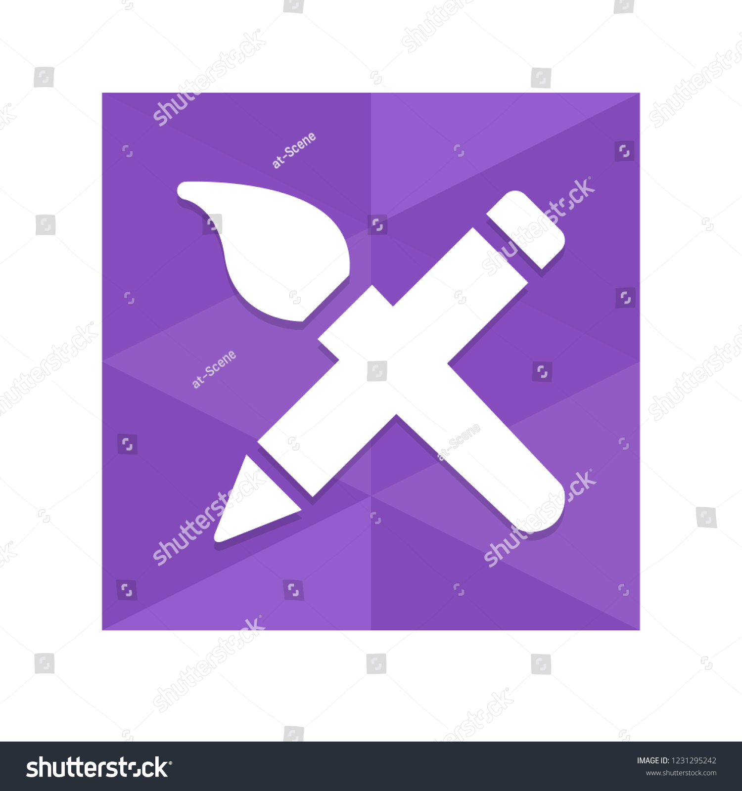 Pencil App Icon Stock Vector (Royalty Free) 1231295242 | Shutterstock