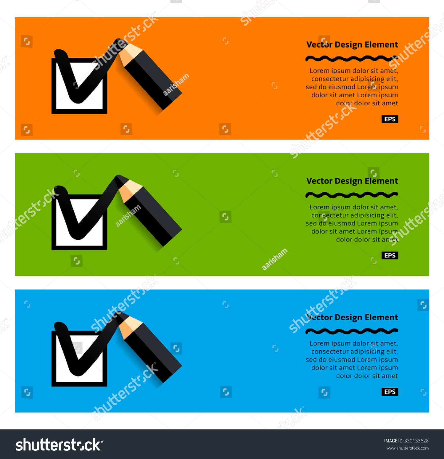 Pencil Drawing Tick Mark Box Vector: vector de stock (libre de regalías ...