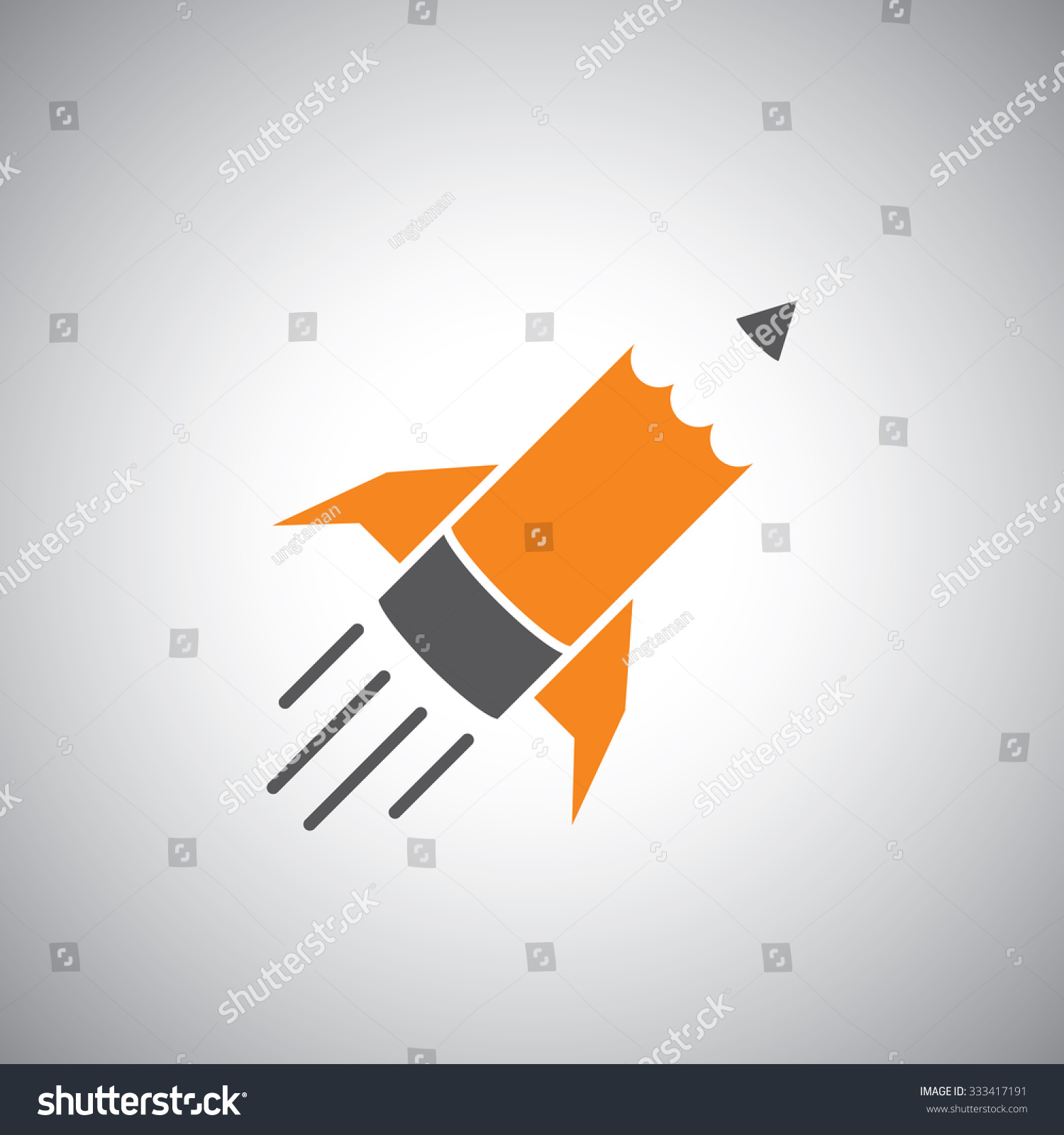 Pencil Rocket Symbol Stock Vector (Royalty Free) 333417191 | Shutterstock
