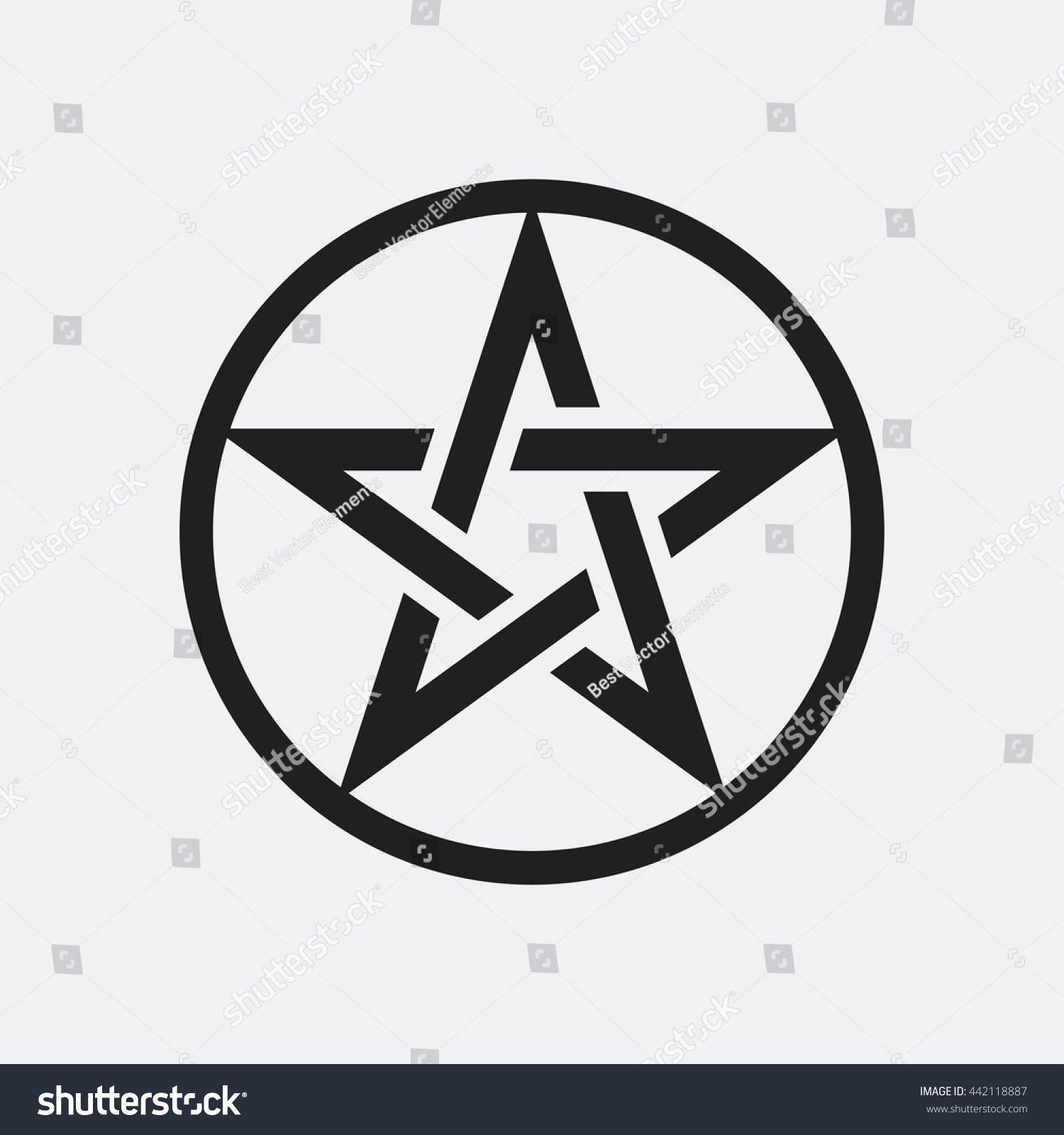 Pentagram Icon Stock-Vektorgrafik (Lizenzfrei) 442118887 – Shutterstock