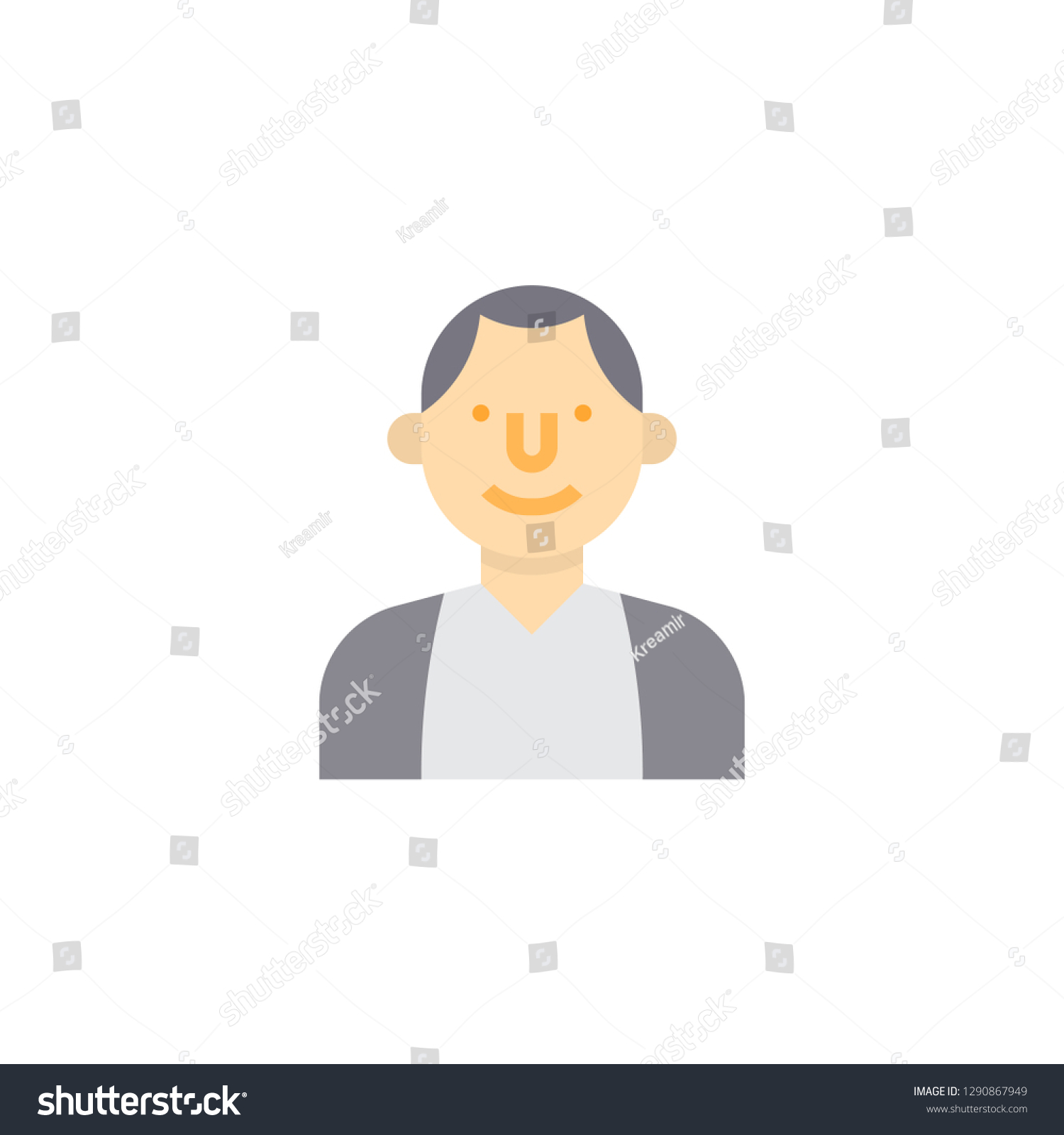 People Avatar Template Stock Vector (Royalty Free) 1290867949 ...
