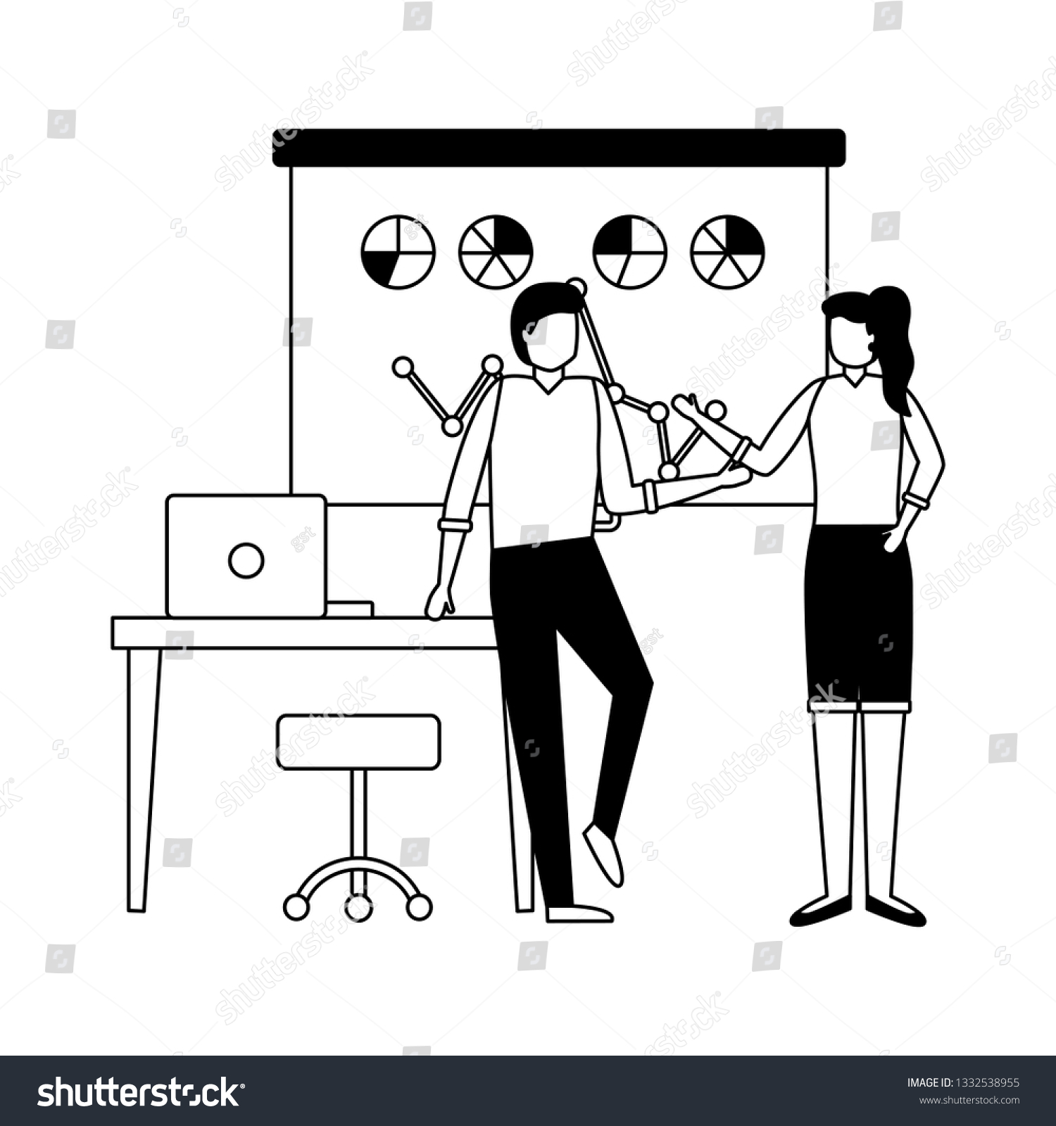 People Business Work Stock Vector (Royalty Free) 1332538955 | Shutterstock