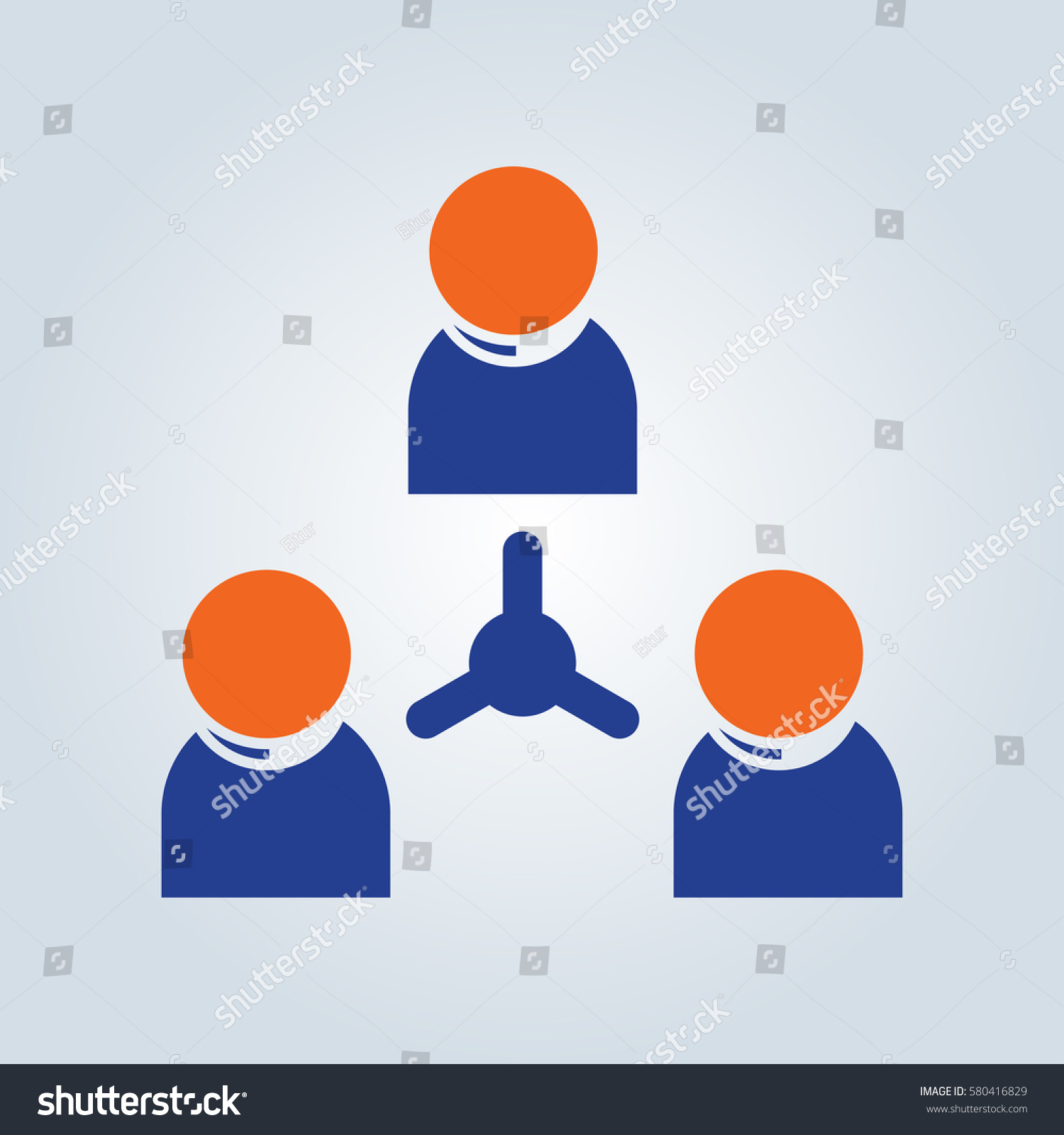 People Connecting Icon Stock Vector (Royalty Free) 580416829 | Shutterstock