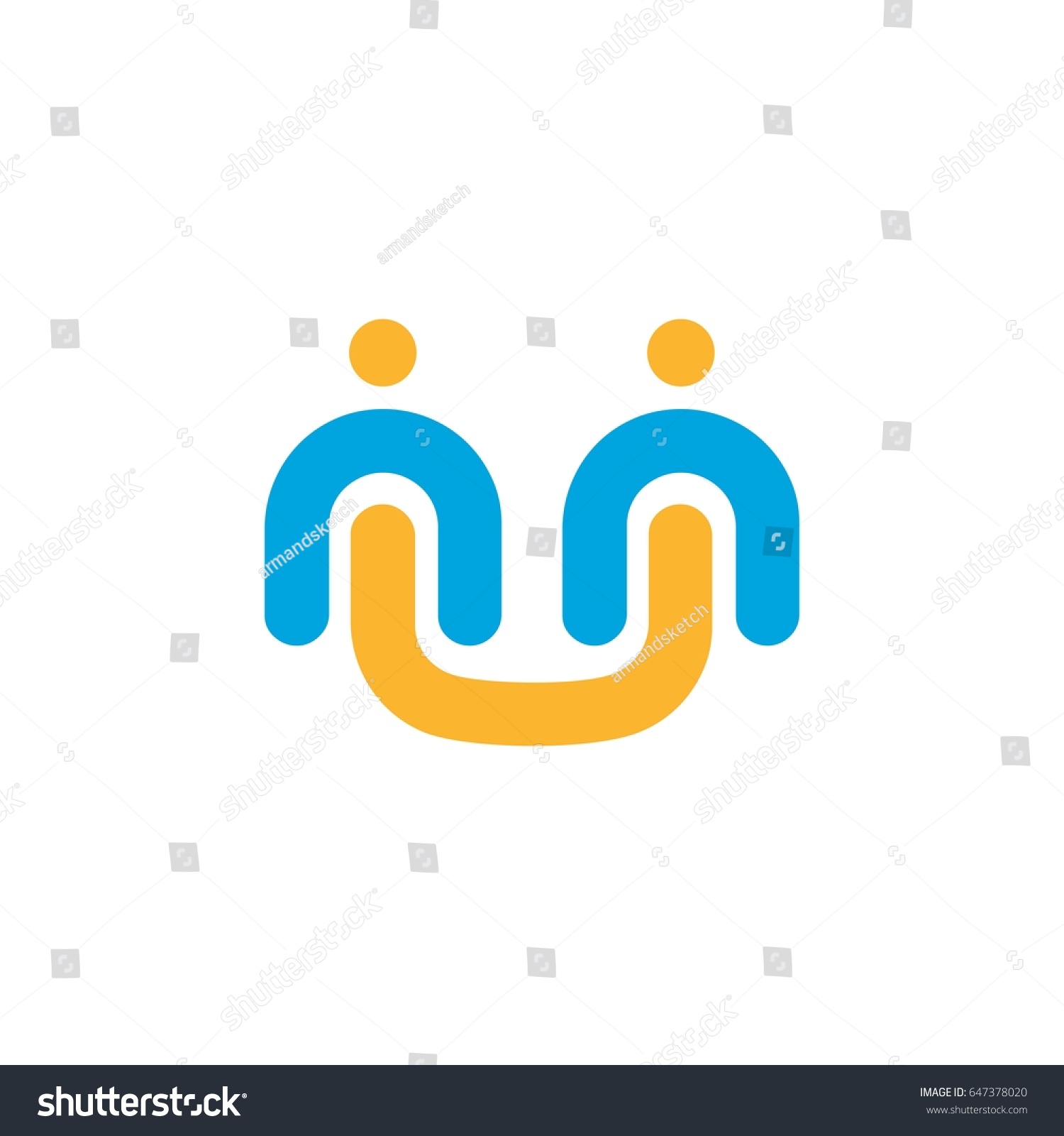 People Connection Logo: vector de stock (libre de regalías) 647378020 ...
