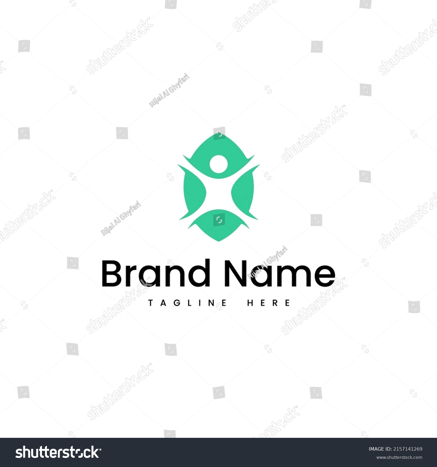People Development Premium Logo Template Stock Vector (Royalty Free ...