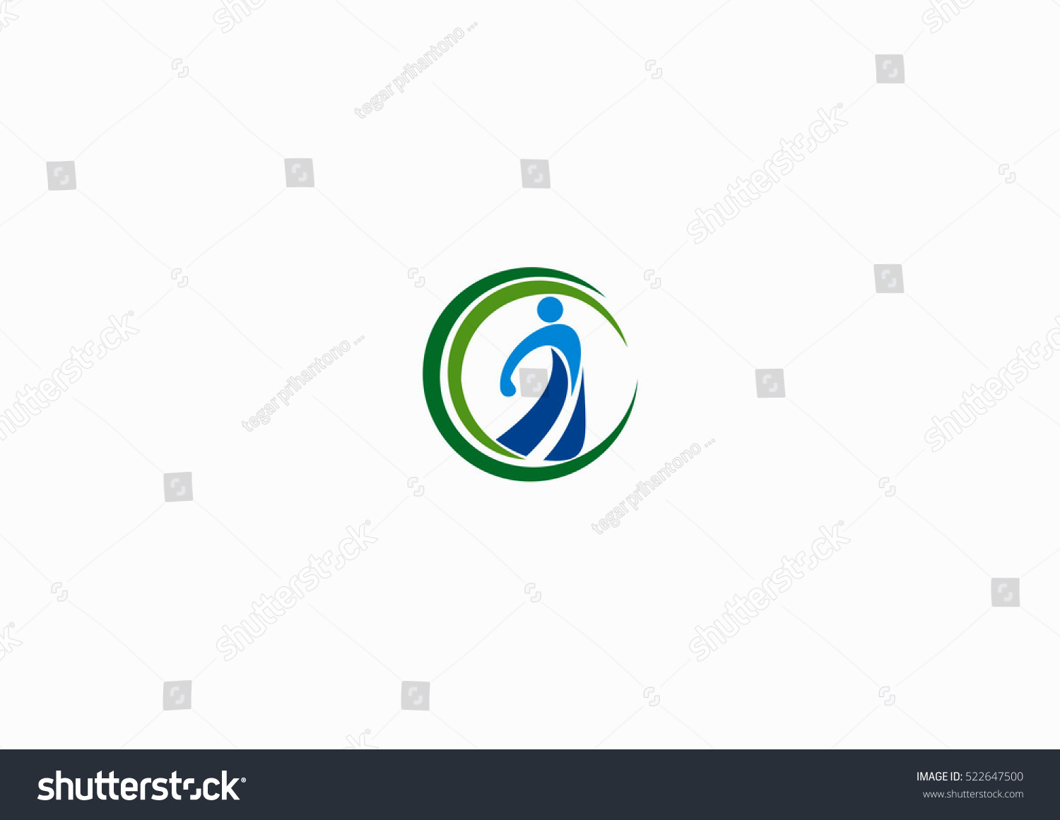 People Element Icon Logo Golf Stock Vector (Royalty Free) 522647500 ...