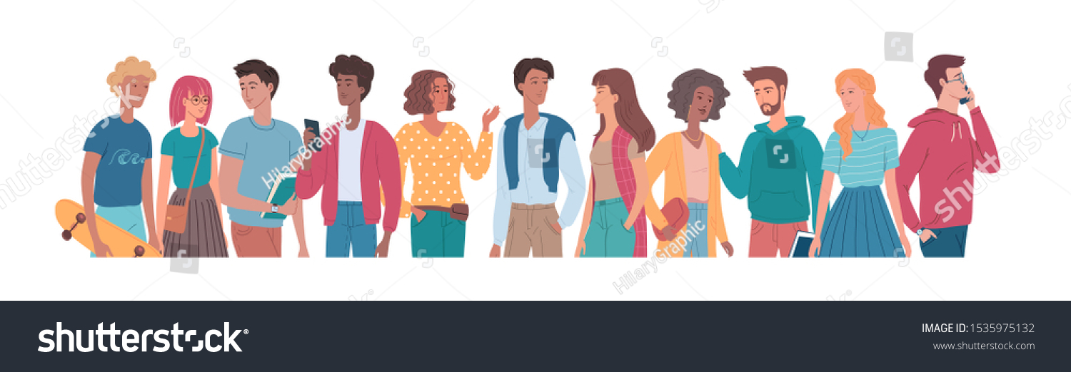 People Flat Vector Colour Set Illustration: Vector có sẵn (miễn phí bản ...