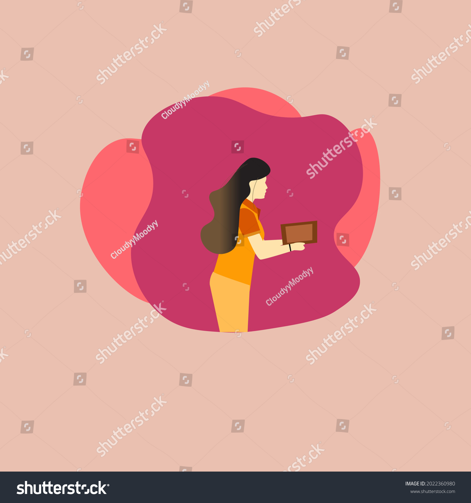 People Grab Package Vector Stock Vector (Royalty Free) 2022360980 ...