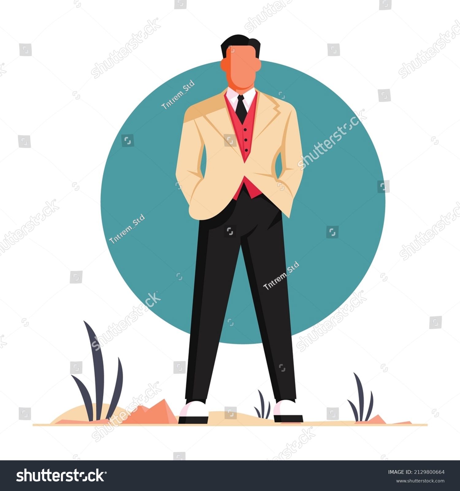 People Graphic Vector Flat Illustration Stock Vector (Royalty Free ...
