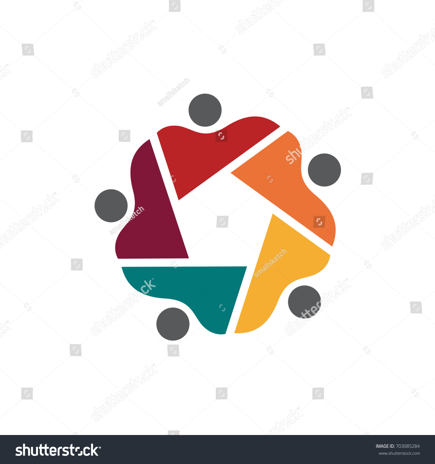 People Group Logo Stock Vector (Royalty Free) 703085284 | Shutterstock