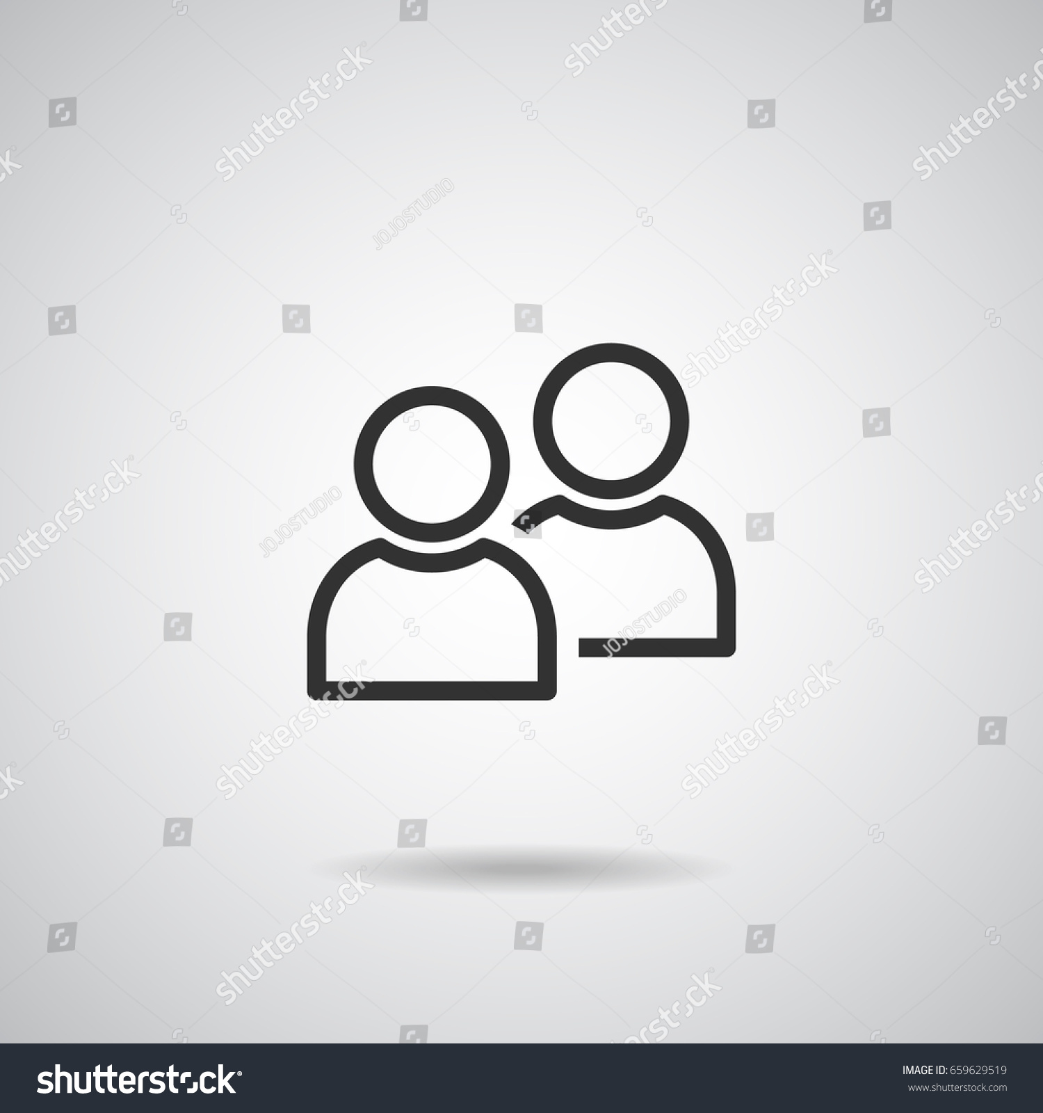 People Icon Stock Vector (Royalty Free) 659629519 - Shutterstock