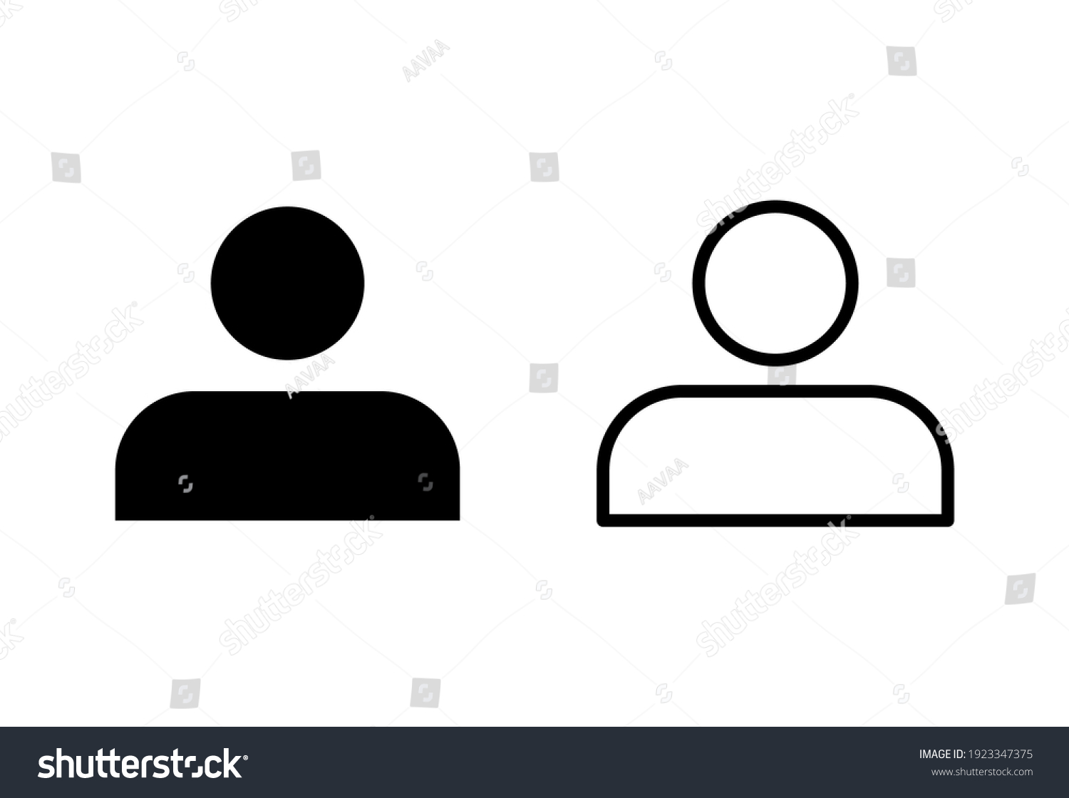 People Icon Set Person Icon Vector Stock Vector (Royalty Free ...